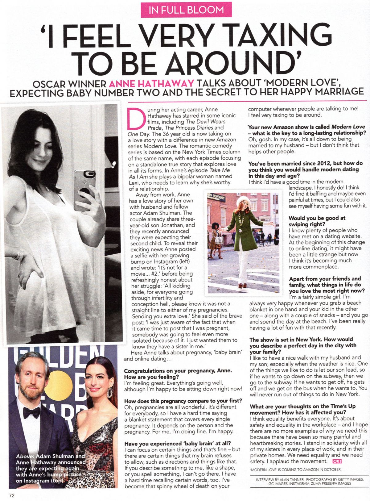 ANNE HATHAWAY in OK! Magazine, August 2019 – HawtCelebs