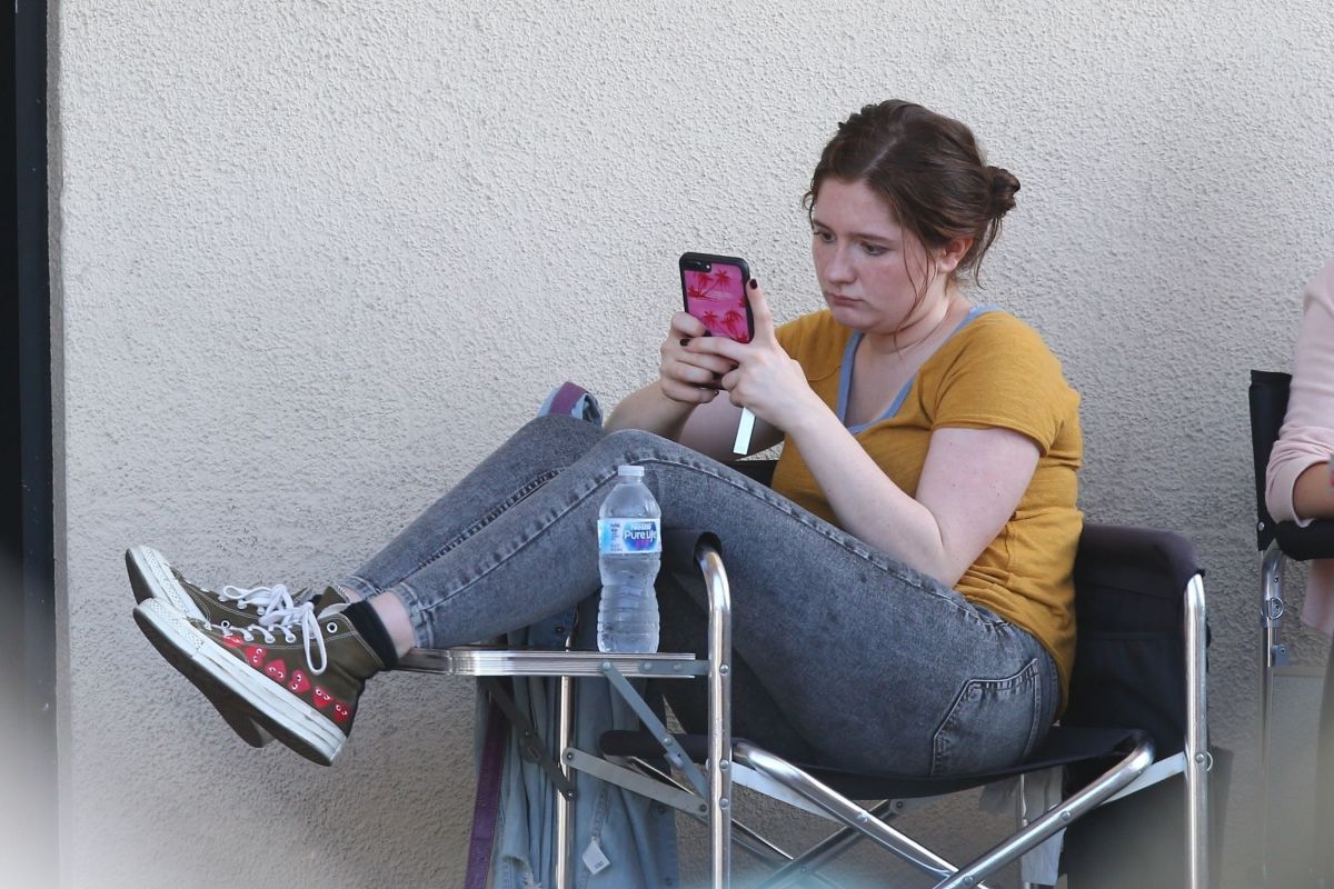 EMMA KENNEY on the Set of Shameless in Los Angeles 07/31/2019 – HawtCelebs