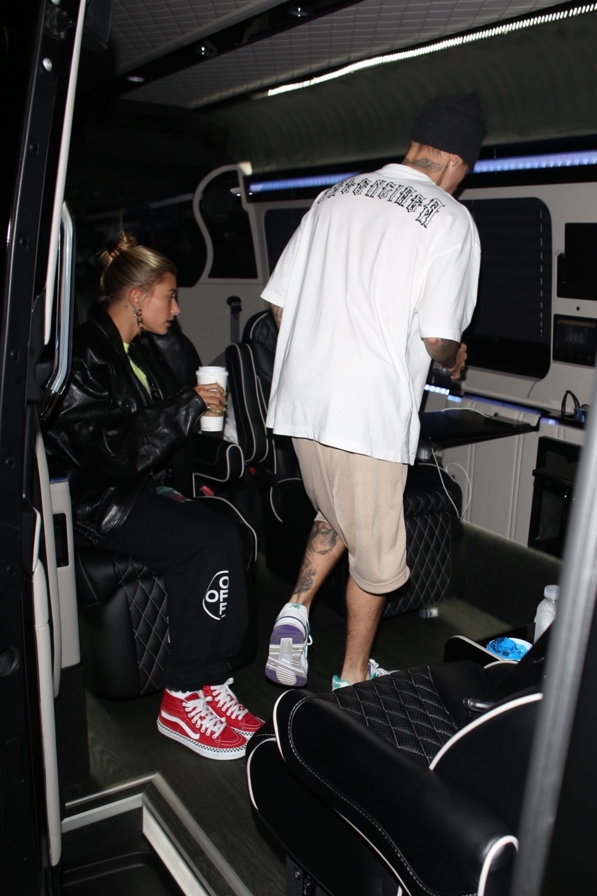 HAILEY and Justin Bieber Leaves Church Service in Los Angeles 08/28 ...