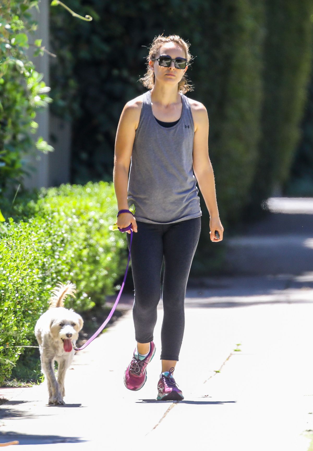 NATALIE PORTMAN Out with Her Dog Charlie in Los Angeles 08/02/2019 ...