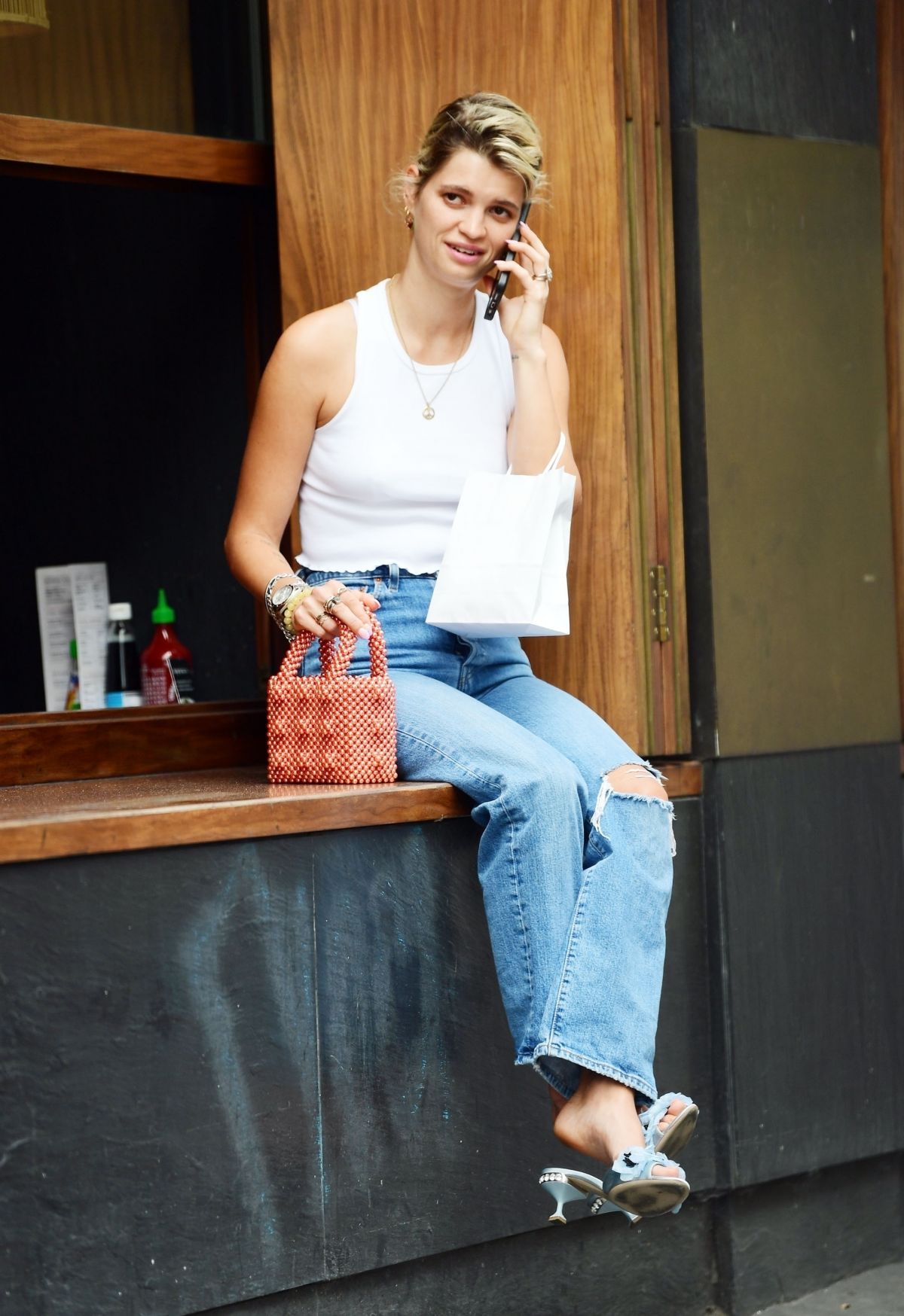 PIXIE GELDOF in Denim Out in London 08/29/2019 – HawtCelebs