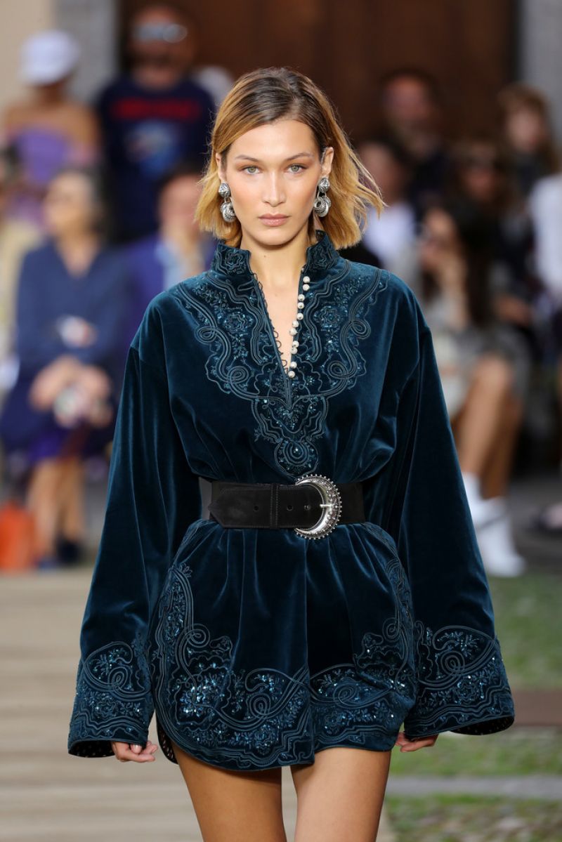 BELLA HADID at Etro Runway Show at Milan Fashion Week 09/20/2019 ...