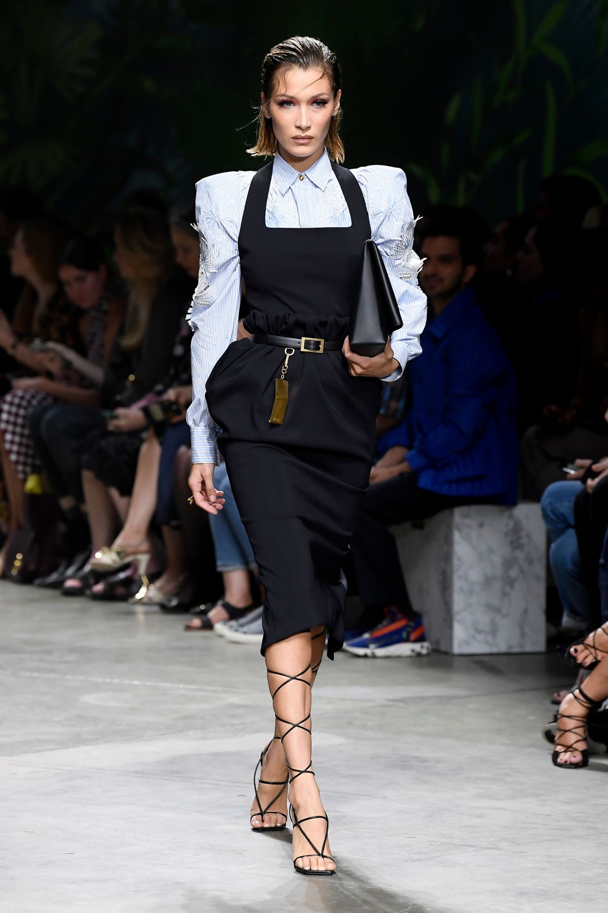 BELLA HADID at Versace Runway Show at Milan Fashion Week 09/20/2019 ...