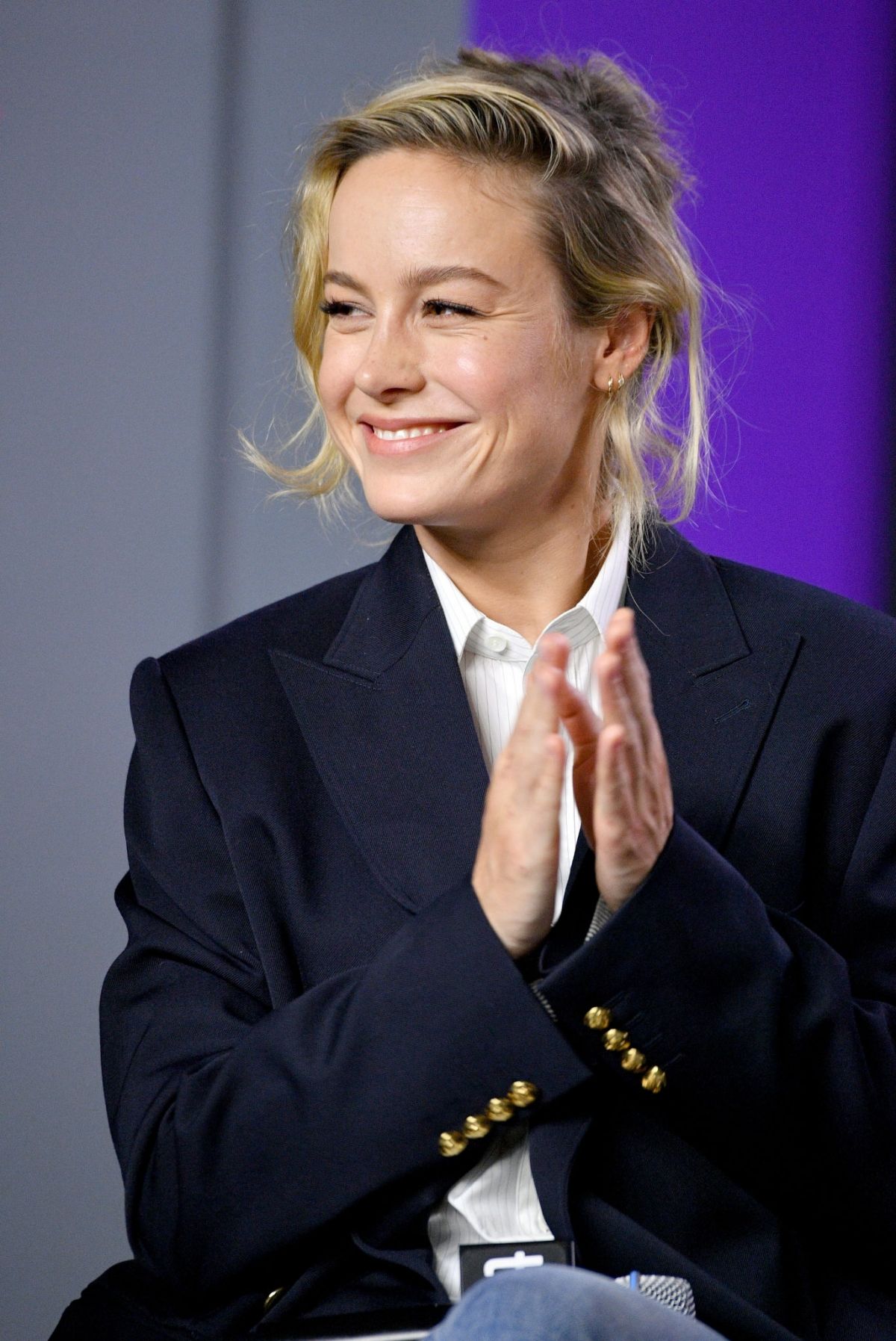 BRIE LARSON at Just Mercy Press Conference at 2019 TIFF in Toronto 09 ...