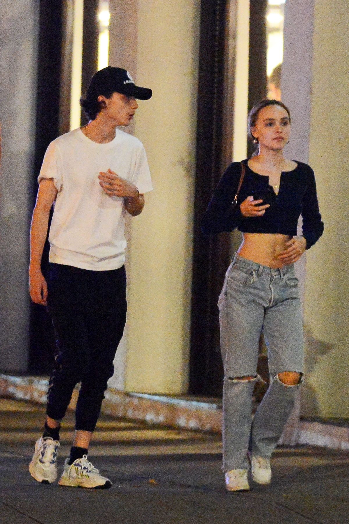 LILY ROSE DEPP And Timothee Chalamet Out In New York 09 23 2019 LILY ROSE DEPP And Timothee Chalamet Out In New York 09 23 2019
