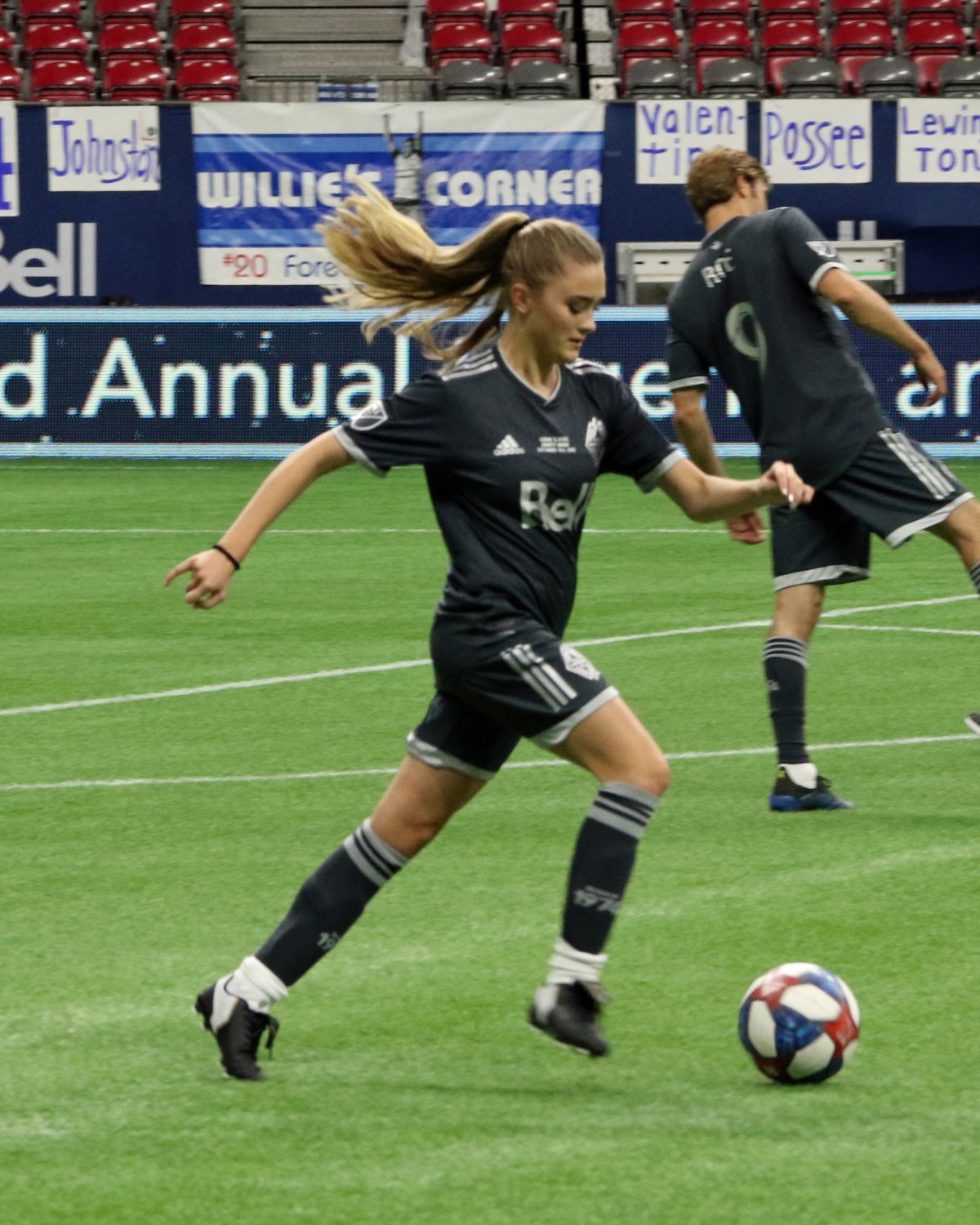 LIZZY GREENE Playing at Annual Vancouver Whitecaps Charity Game 09/14 ...