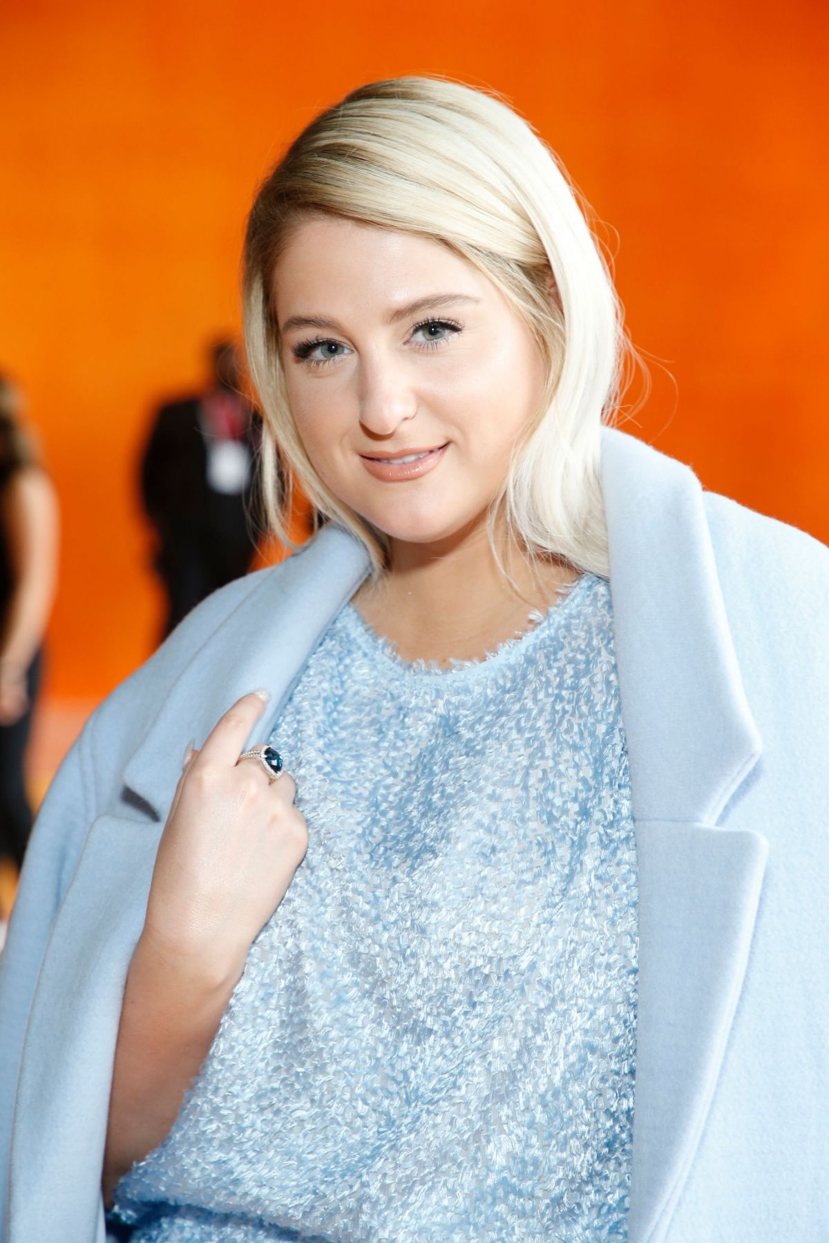 MEGHAN TRAINOR at Sally Lapointe Show at New York Fashion Week 09/10 ...