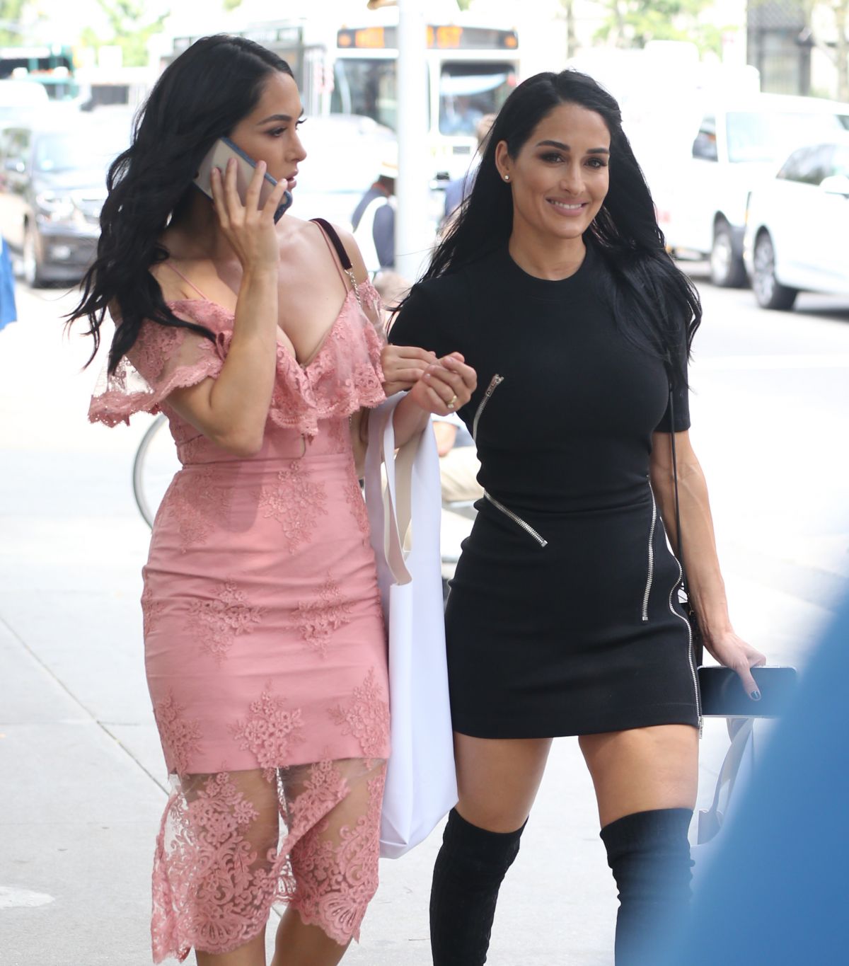 NIKKI and BRIE BELLA at Fit Fashion Show in New York 09/04/2019 ...
