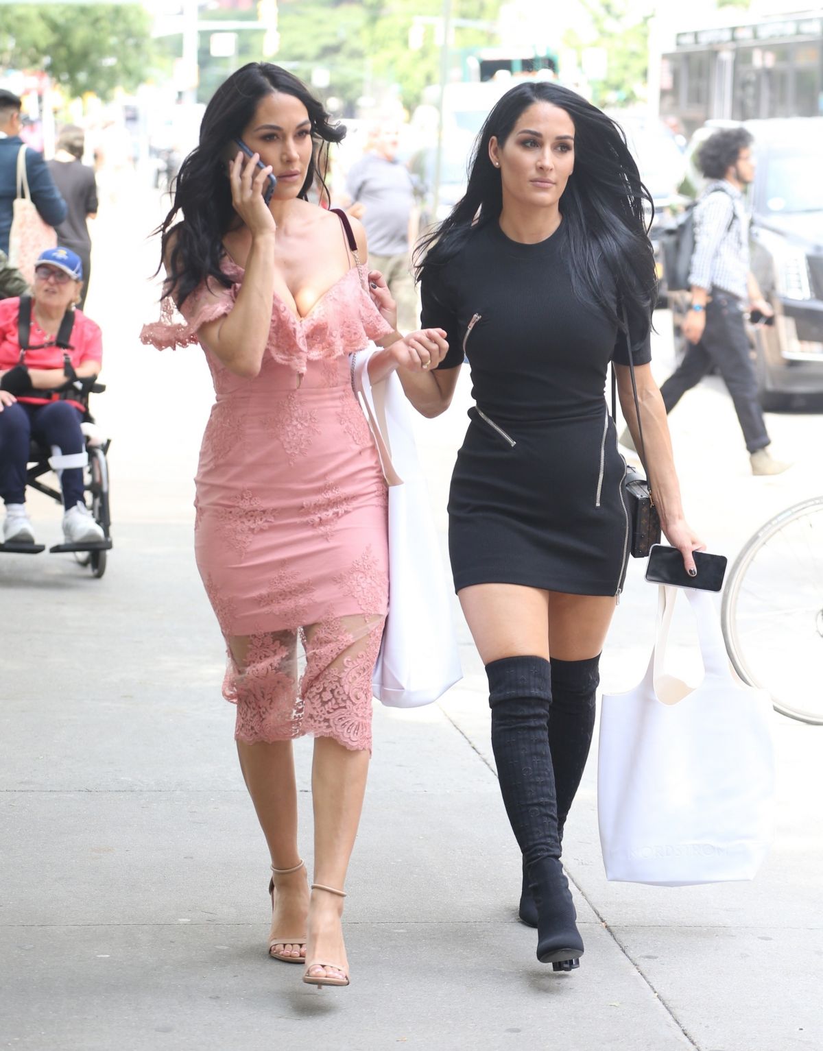 NIKKI and BRIE BELLA at Fit Fashion Show in New York 09/04/2019 ...