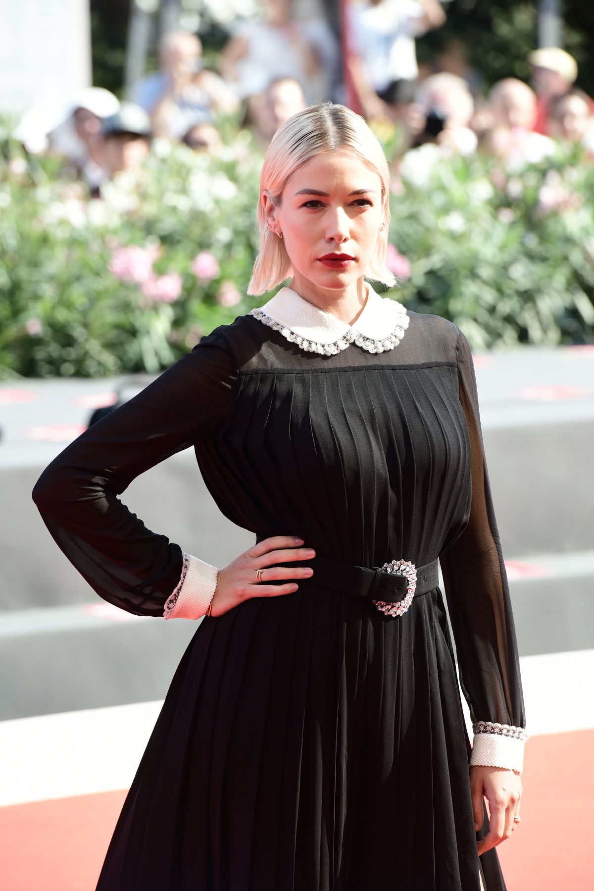 SARAH FELBERBAUM at The New Pope Premiere at 76th Venice Film Festival ...