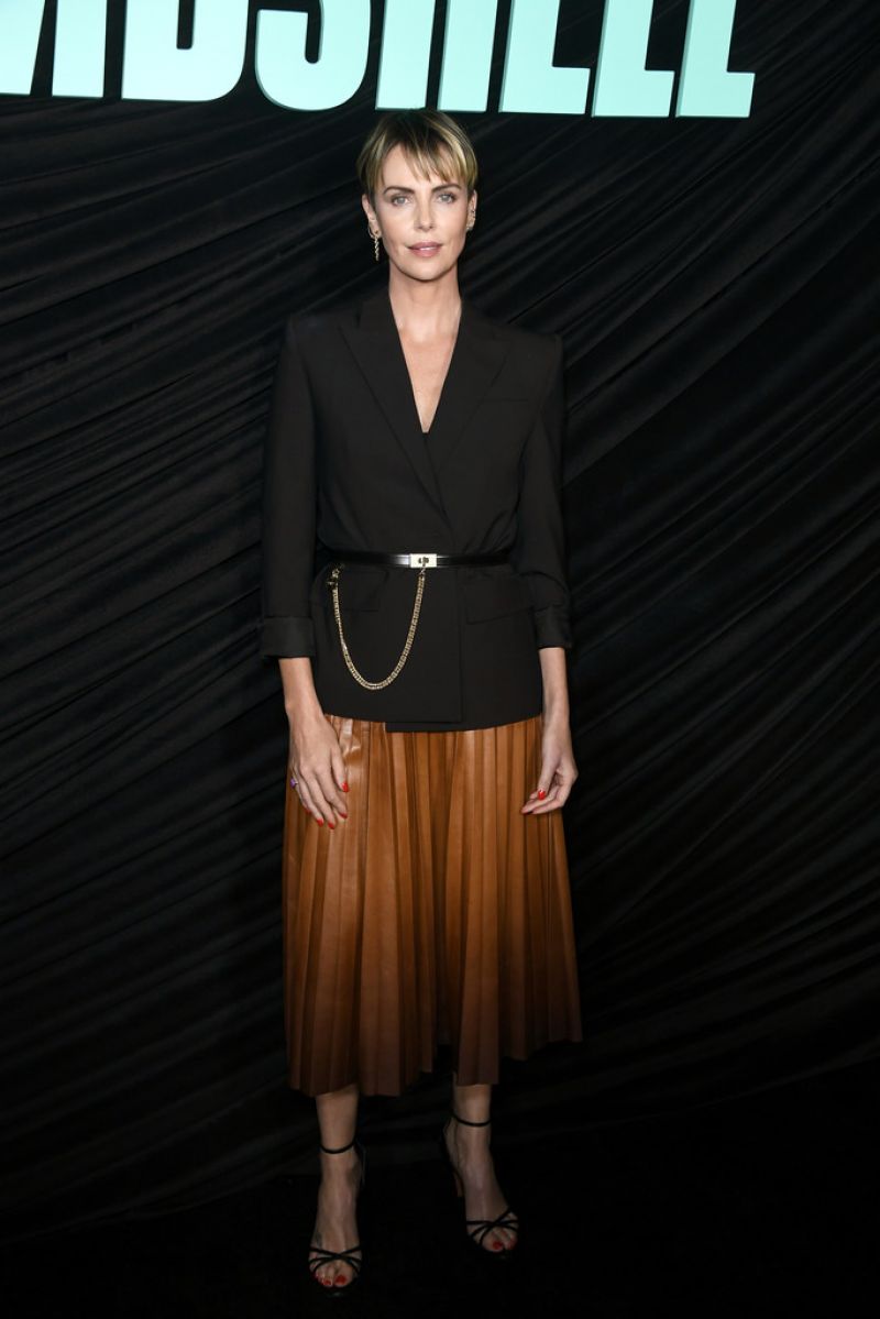 CHARLIZE THERON at Bombshell Special Screening in West Hollywood 10/13 ...