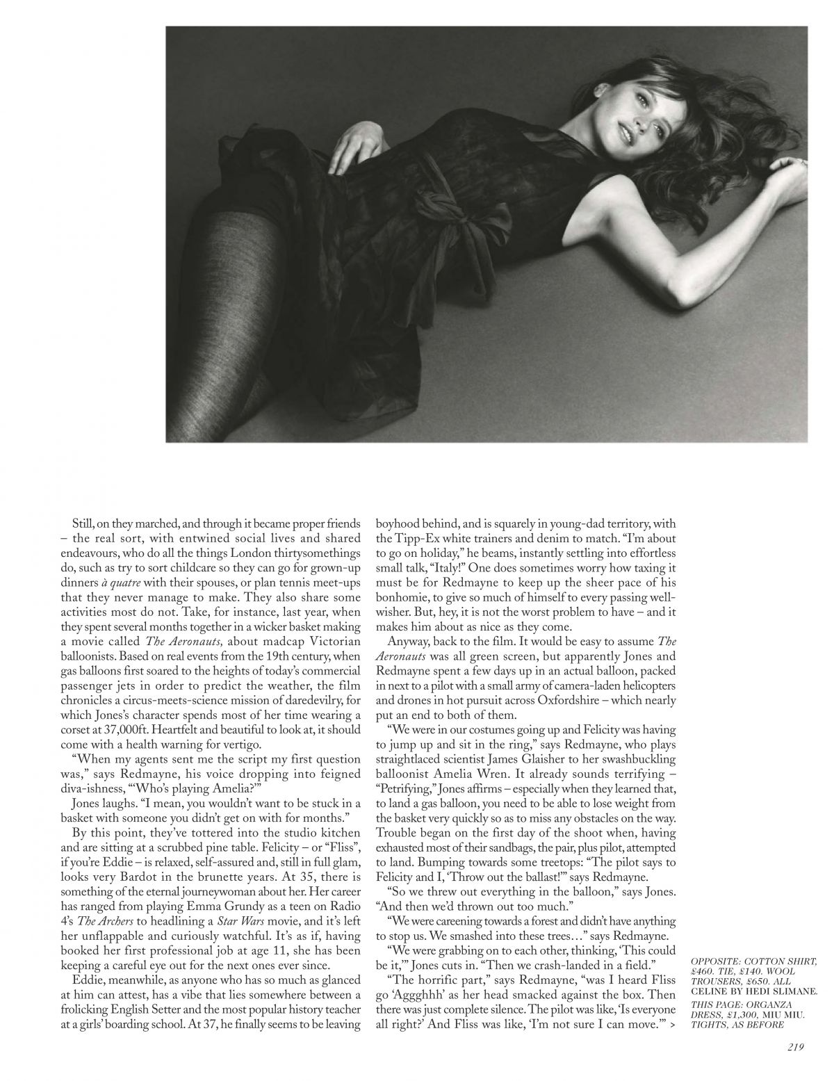 FELICITY JONES in Vogue Magazine, UK November 2019 – HawtCelebs