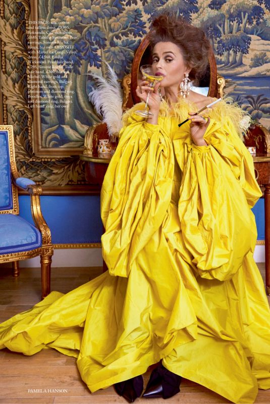 HELENA BONHAM CARTER in Harper’s Bazaar Magazine, UK December 2019 ...