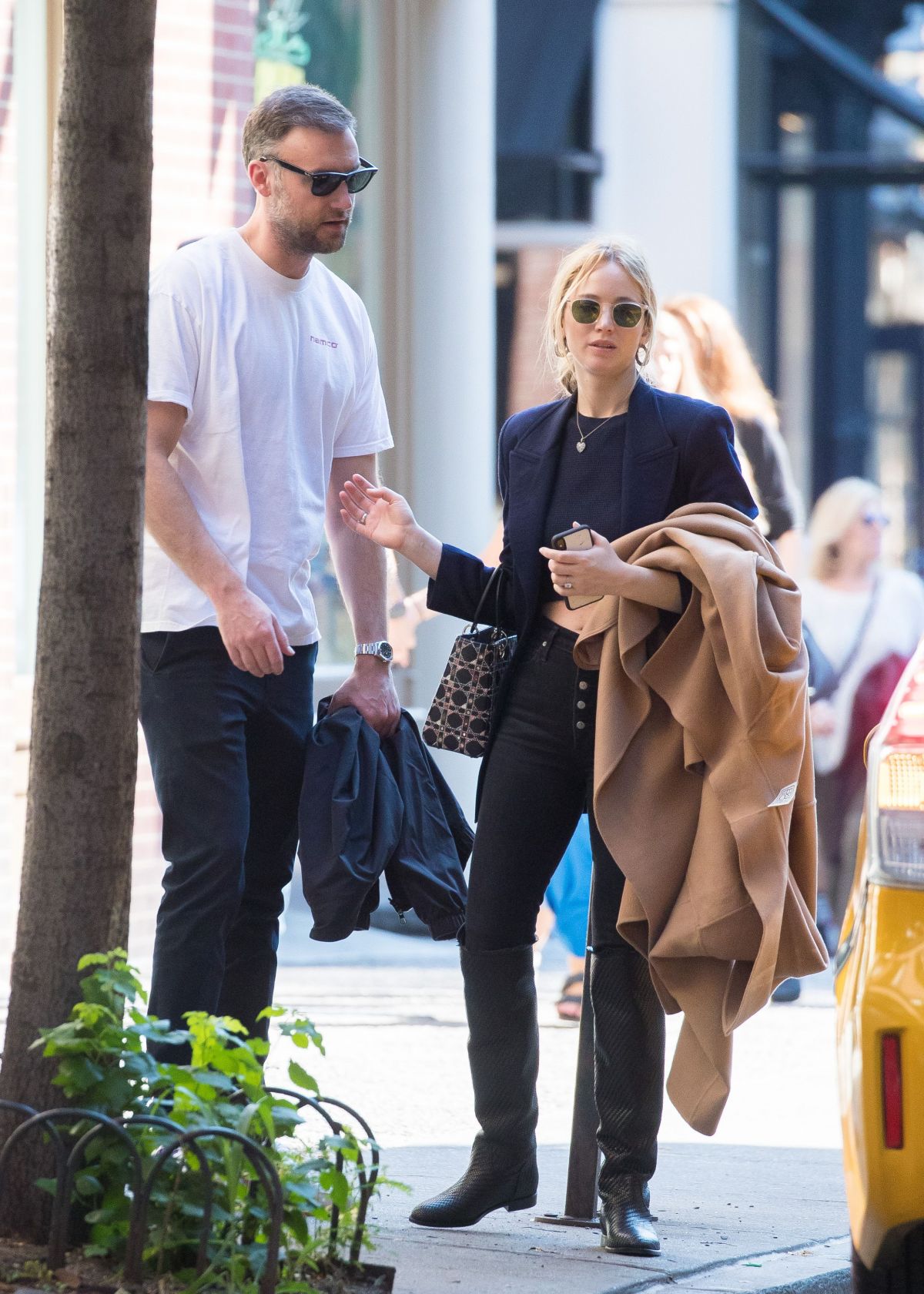 JENNIFER LAWRENCE and Cooke Maroney Out in New York 10/14/2019 – HawtCelebs