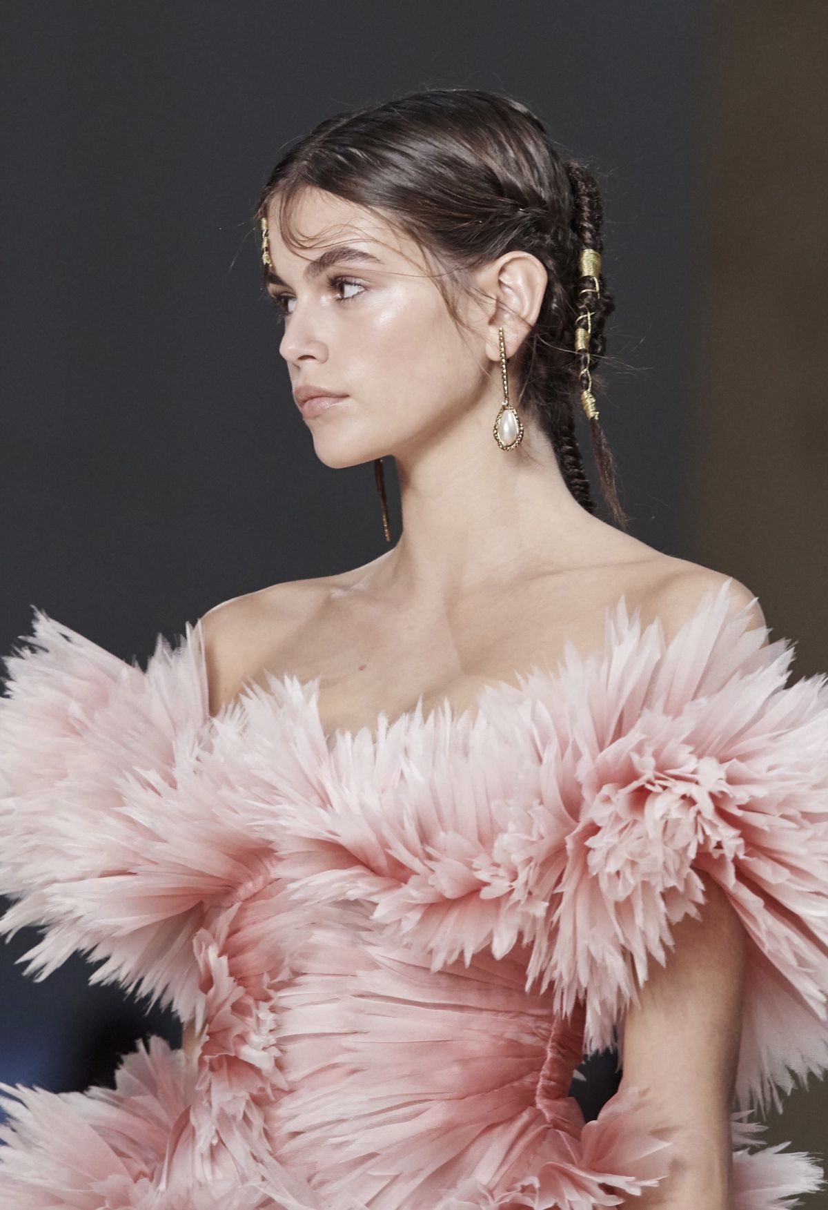 KAIA GERBER at Alexander McQueen Runway Show at Paris Fashion Week 09 ...