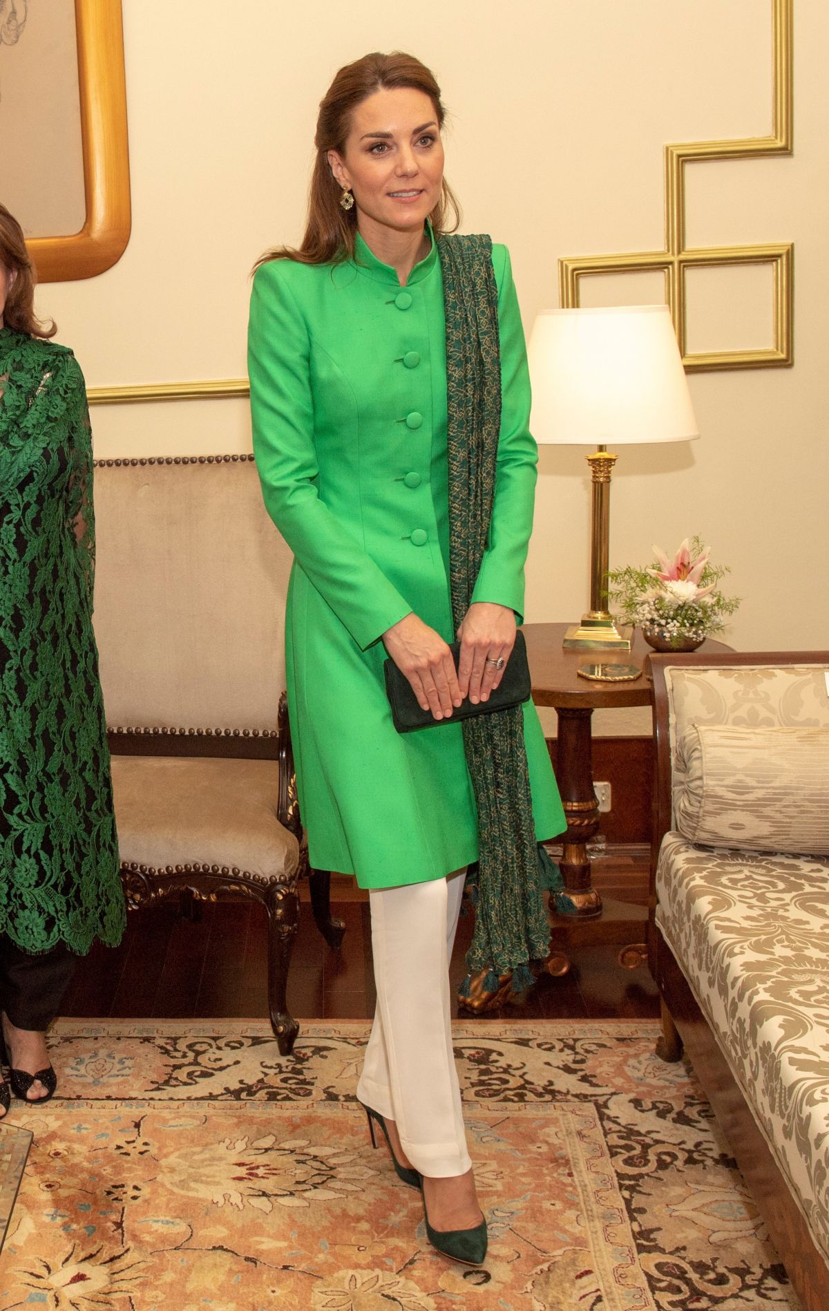 KATE MIDDLETON Meets Prime Minister of Pakistan in Islamabad 10/15/2019 ...