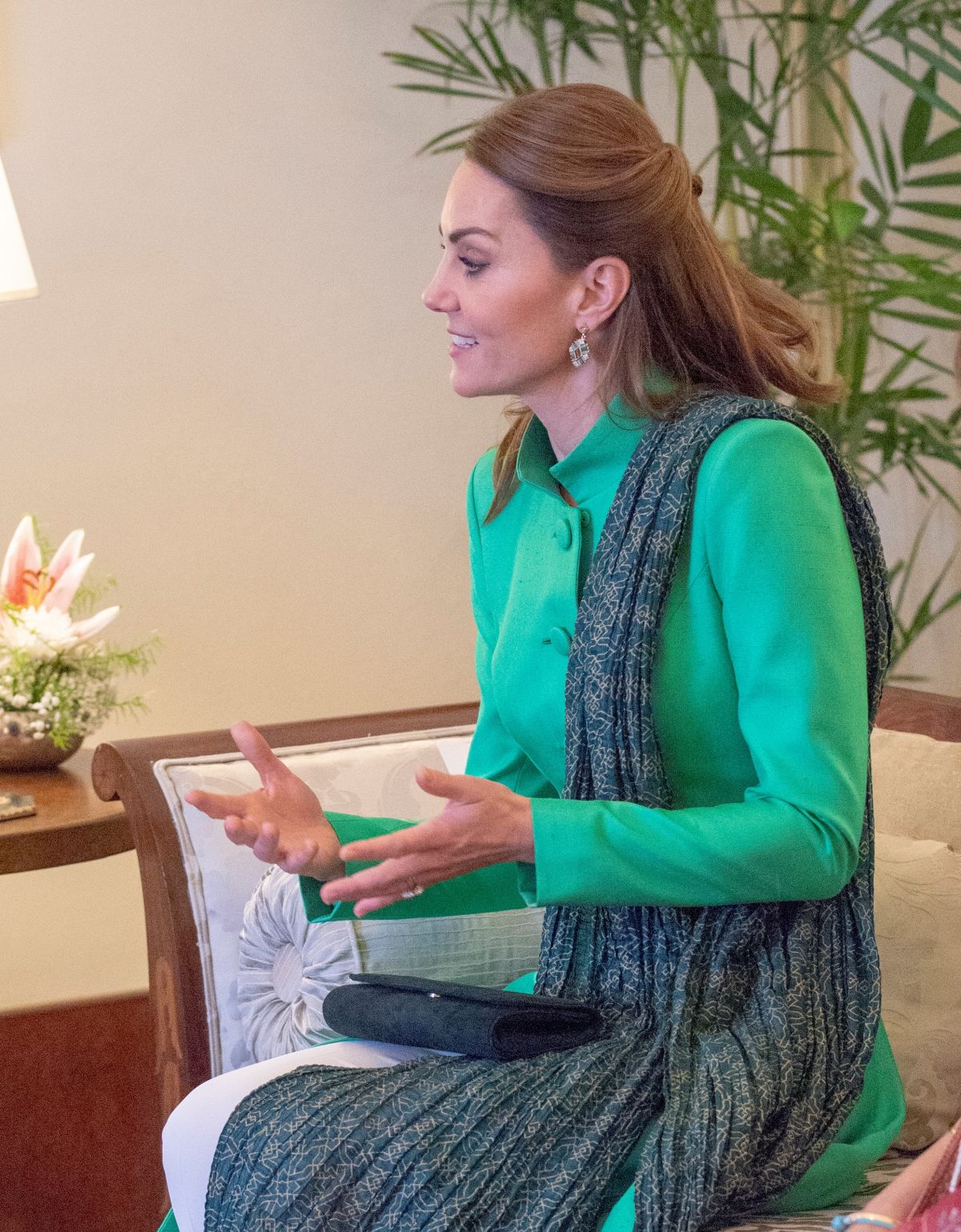 KATE MIDDLETON Meets Prime Minister of Pakistan in Islamabad 10/15/2019 ...