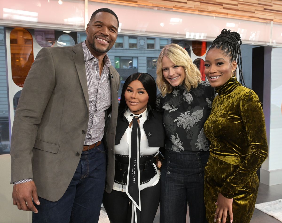 LIL’ KIM at Strahan, Sara & Keke Show in New York 10/09/2019 – HawtCelebs