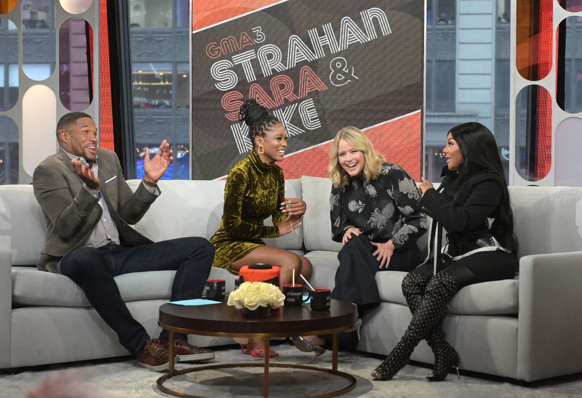 LIL’ KIM at Strahan, Sara & Keke Show in New York 10/09/2019 – HawtCelebs
