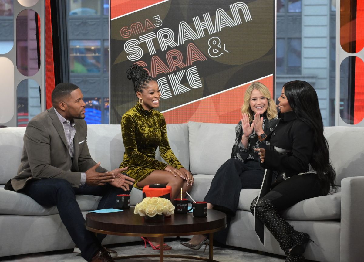 LIL’ KIM at Strahan, Sara & Keke Show in New York 10/09/2019 – HawtCelebs