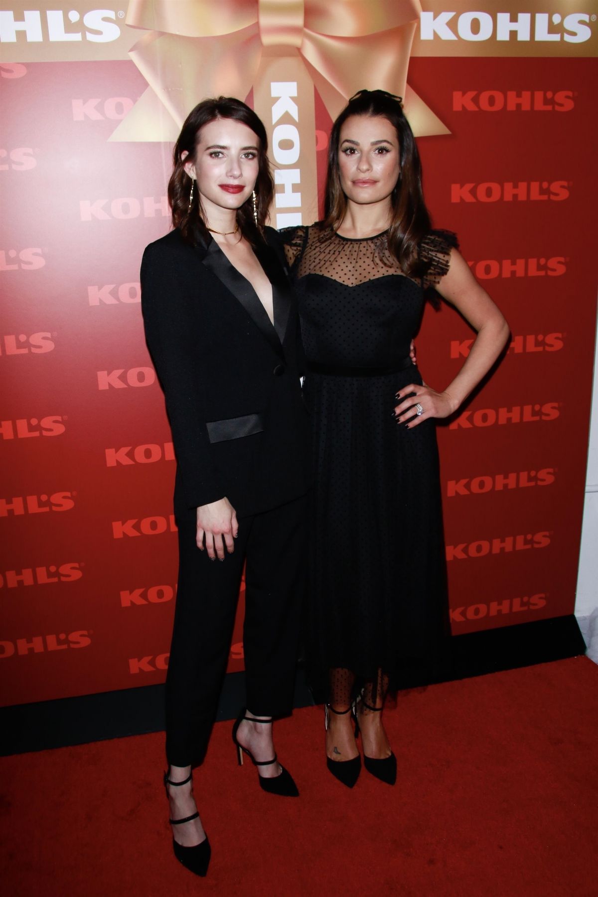 EMMA ROBERTS and LEA MICHELE at Kohl’s New Gifts at Every Turn Holiday ...