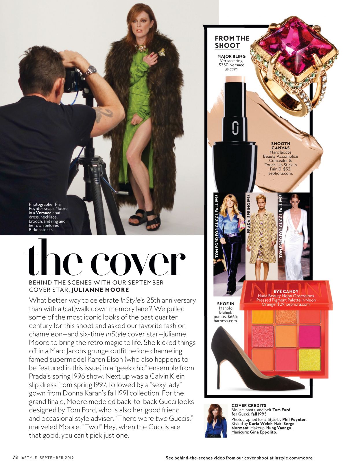 JULIANNE MOORE in Instyle Magazine, September 2019 – HawtCelebs