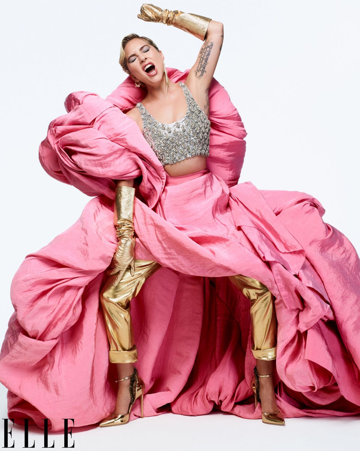 LADY GAGA for Elle Magazine, December 2019 – HawtCelebs