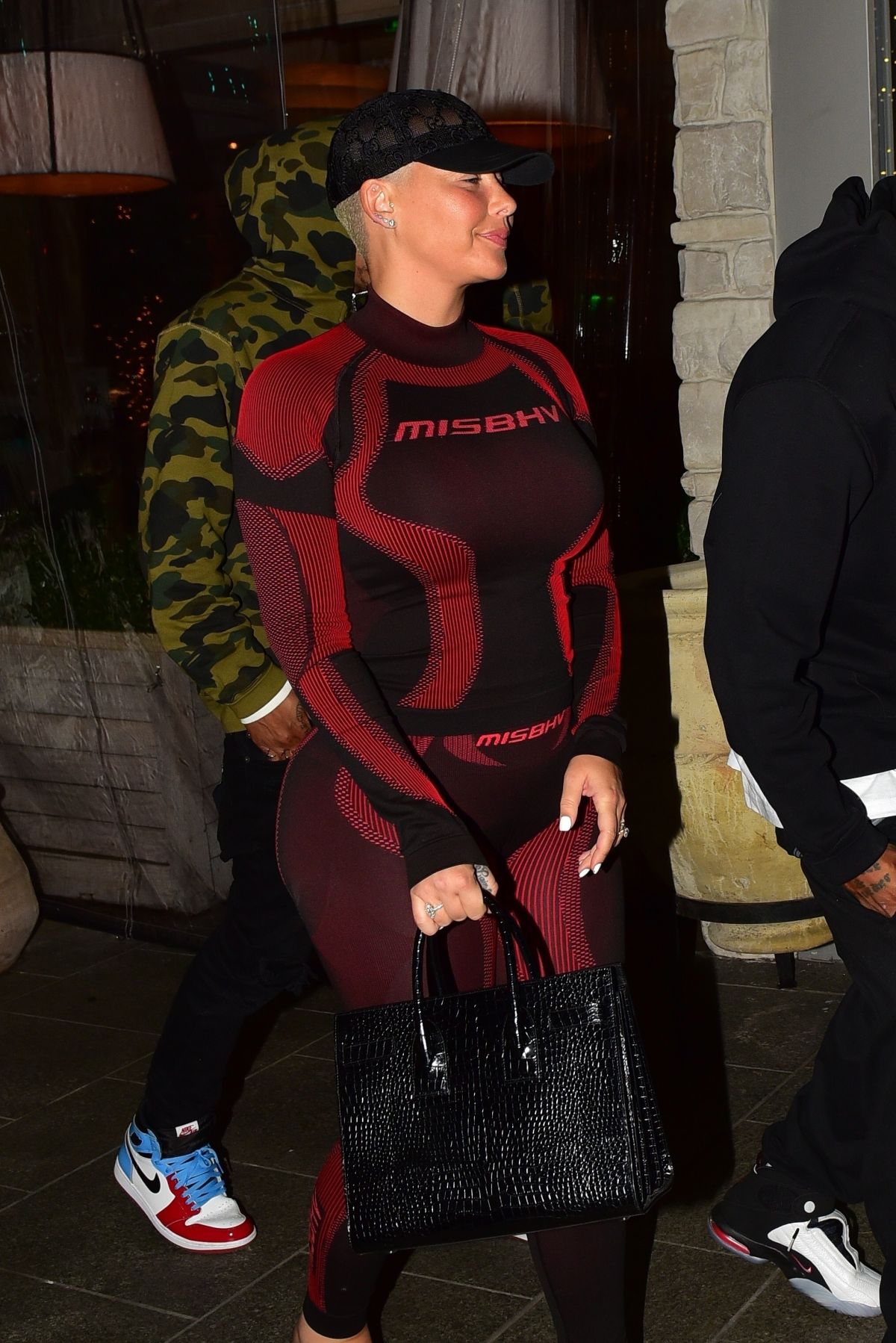 AMBER ROSE and Alexander AE Edwards Out for Dinner in Beverly Hills 12 ...