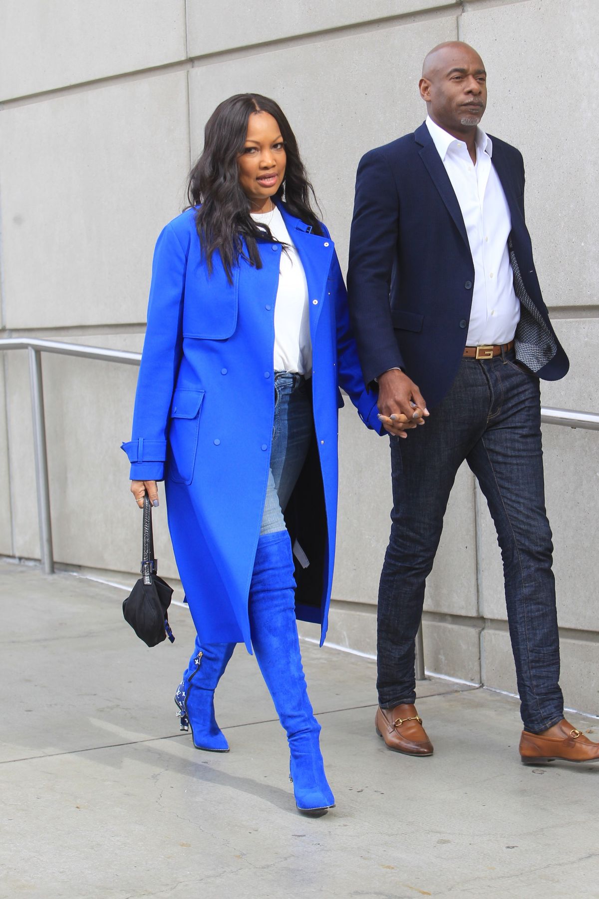 GARCELLE BEAUVAIS Arrives at LA Lakers Game in Los Angeles 12/01/2019 ...