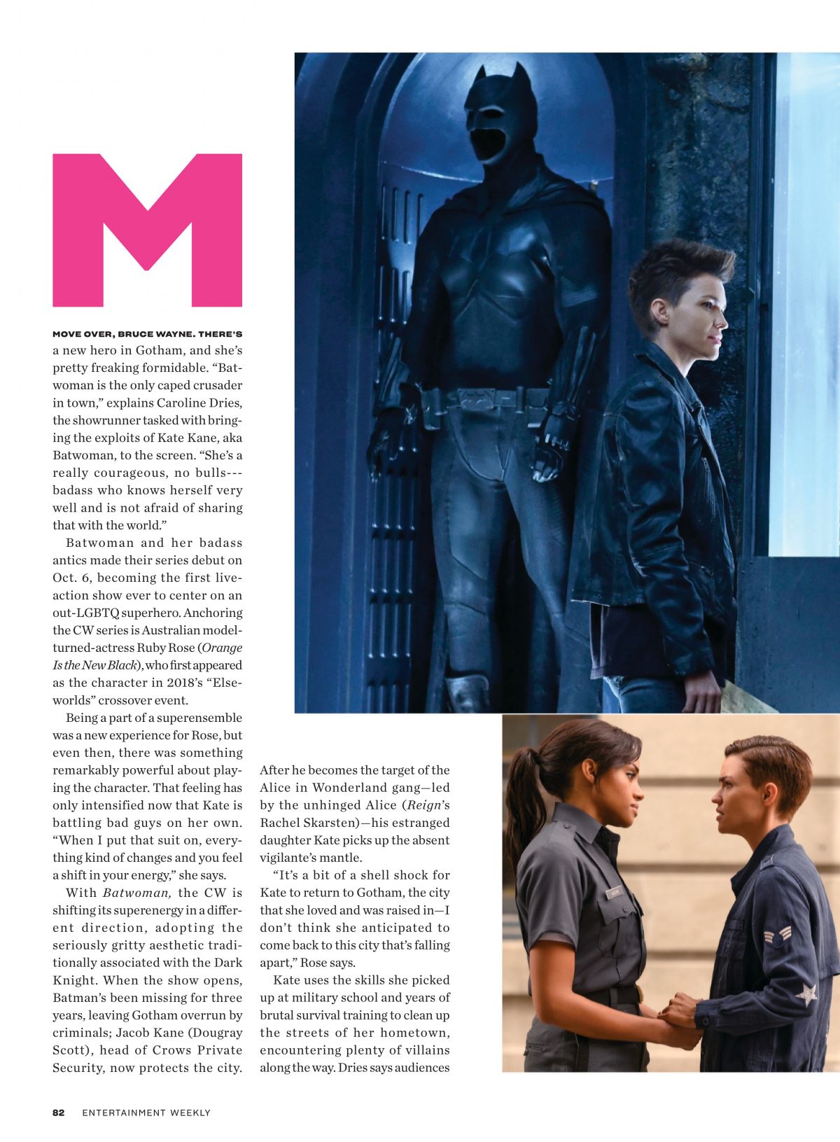 MELISSA BENOIST, RUBY ROSE amd CAITY LOTZ in Entertainment Weekly, The ...