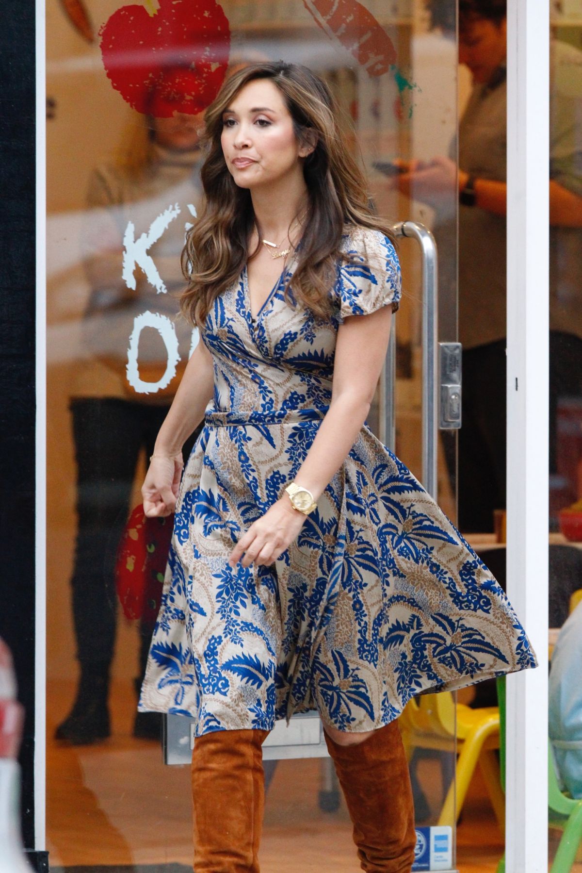MYLEENE KLASS on the Set Kids Cafe Advert in Notting Hill 01/23/2020 ...