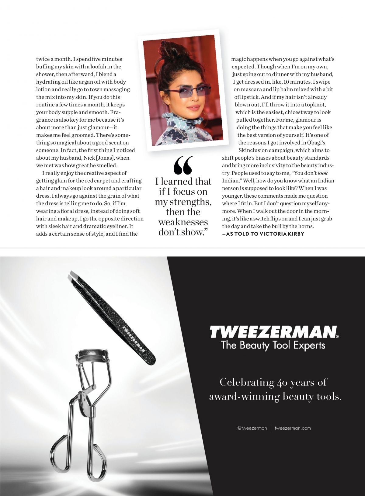 PRIYANKA CHOPRA in Instyle Magazine, February 2020 – HawtCelebs