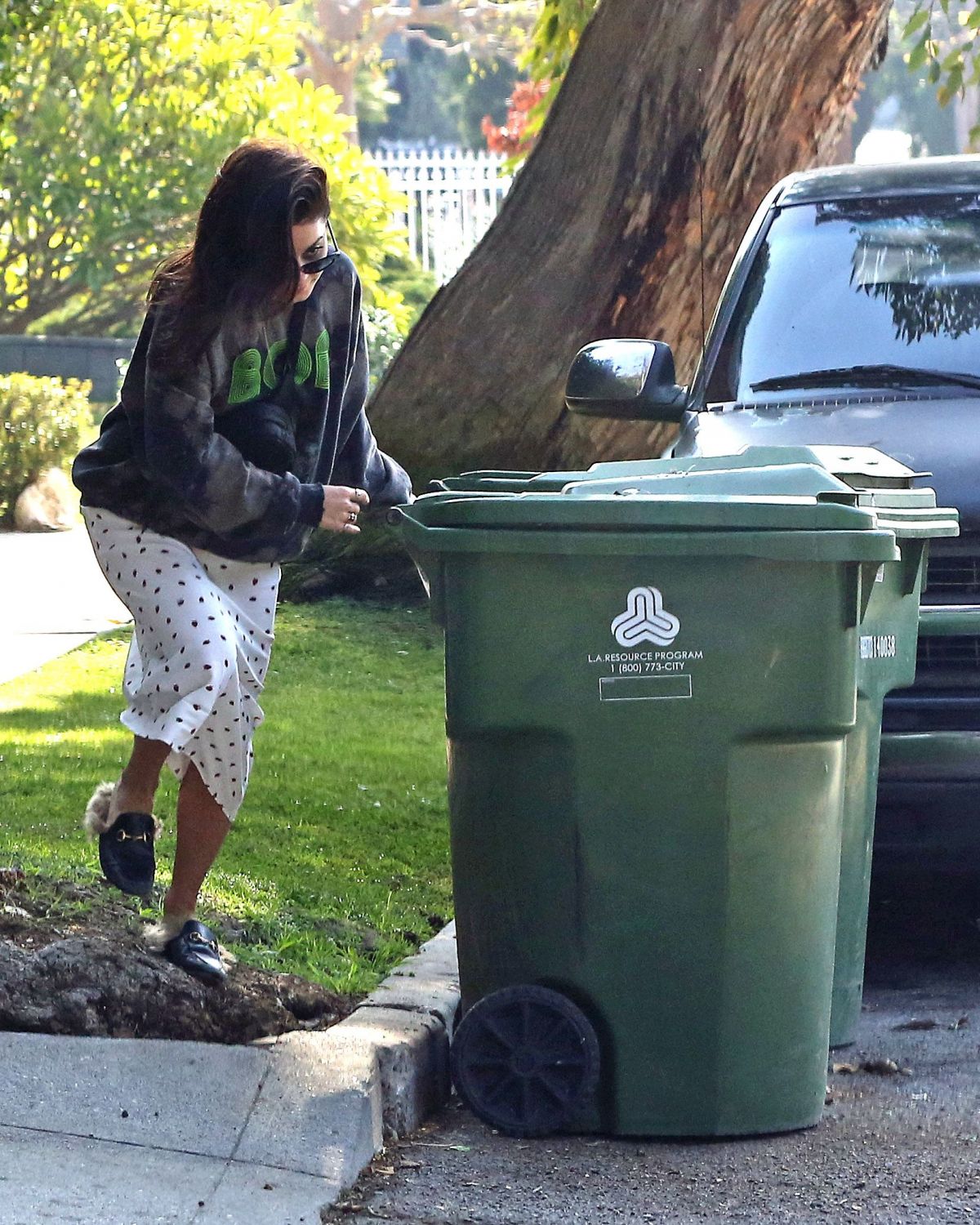 VANESSA HUDGENS Taking Out Trash in Studio City 01/14/2020 – HawtCelebs