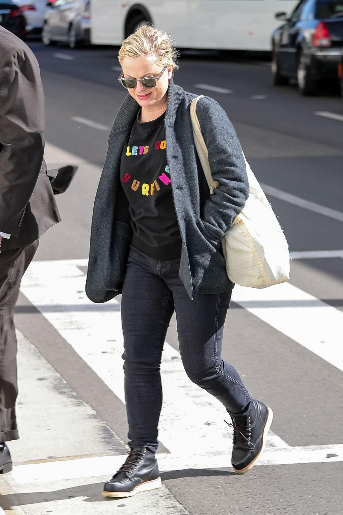 AMY POEHLER at LAX Airport in Los Angeles 02/04/2020 – HawtCelebs