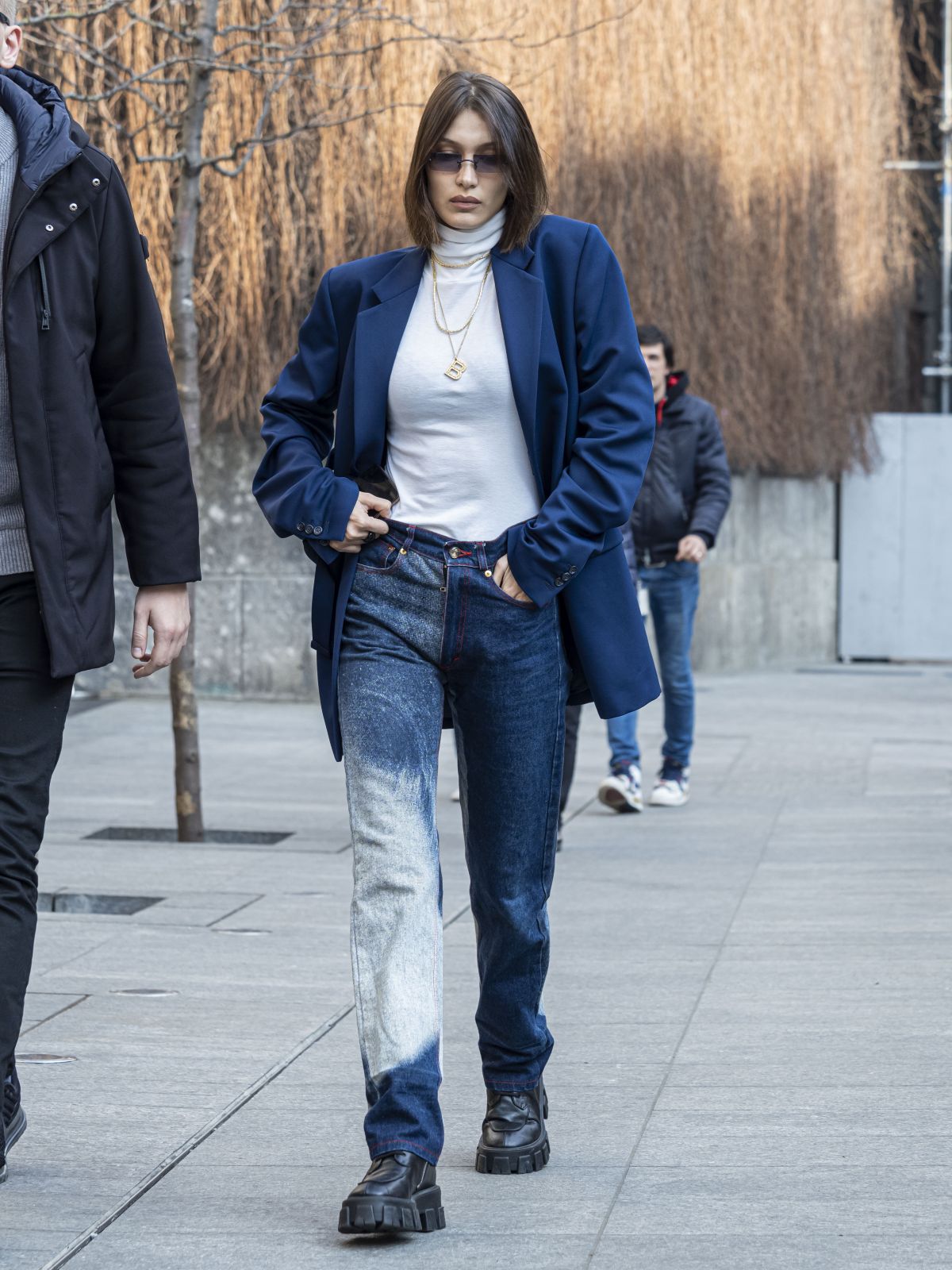 BELLA HADID Arrives At Max Mara Headquarters In Milan 02 19 2020 bella-hadid-arrives-at-max-mara-headquarters-in-milan-02-19-2020