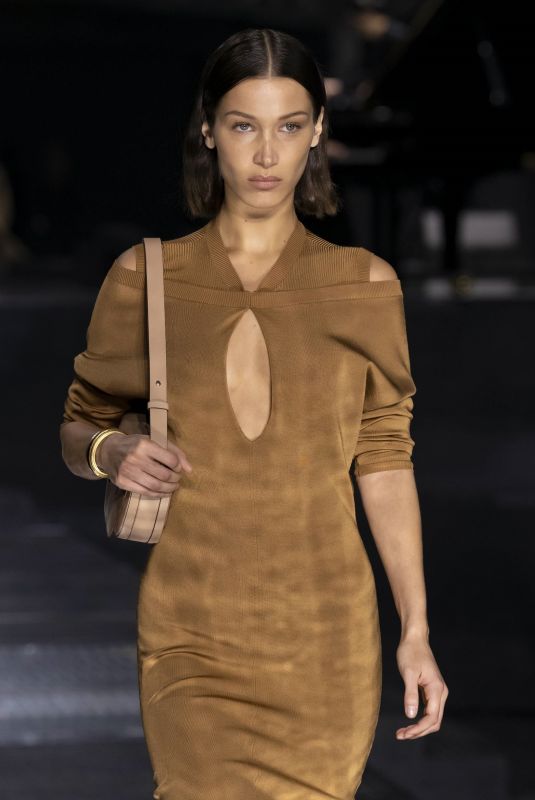 BELLA HADID at Burberry Autumn/Winter 2020 Show at London Fashion Week ...