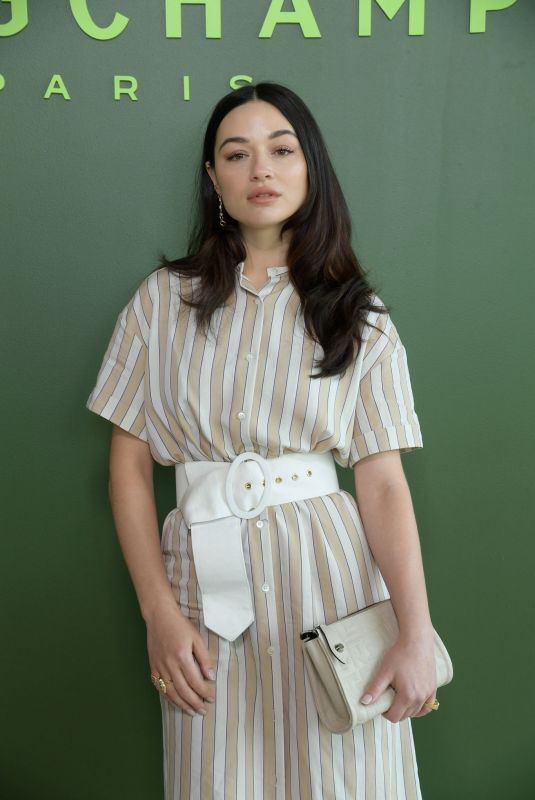 CRYSTAL REED at Longchamp Show at New York Fashion Week 02/08/2020 ...