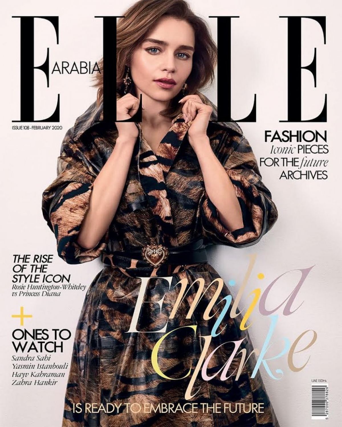 EMILIA CLARKE in Elle Magazine, Arabia February 2020 – HawtCelebs