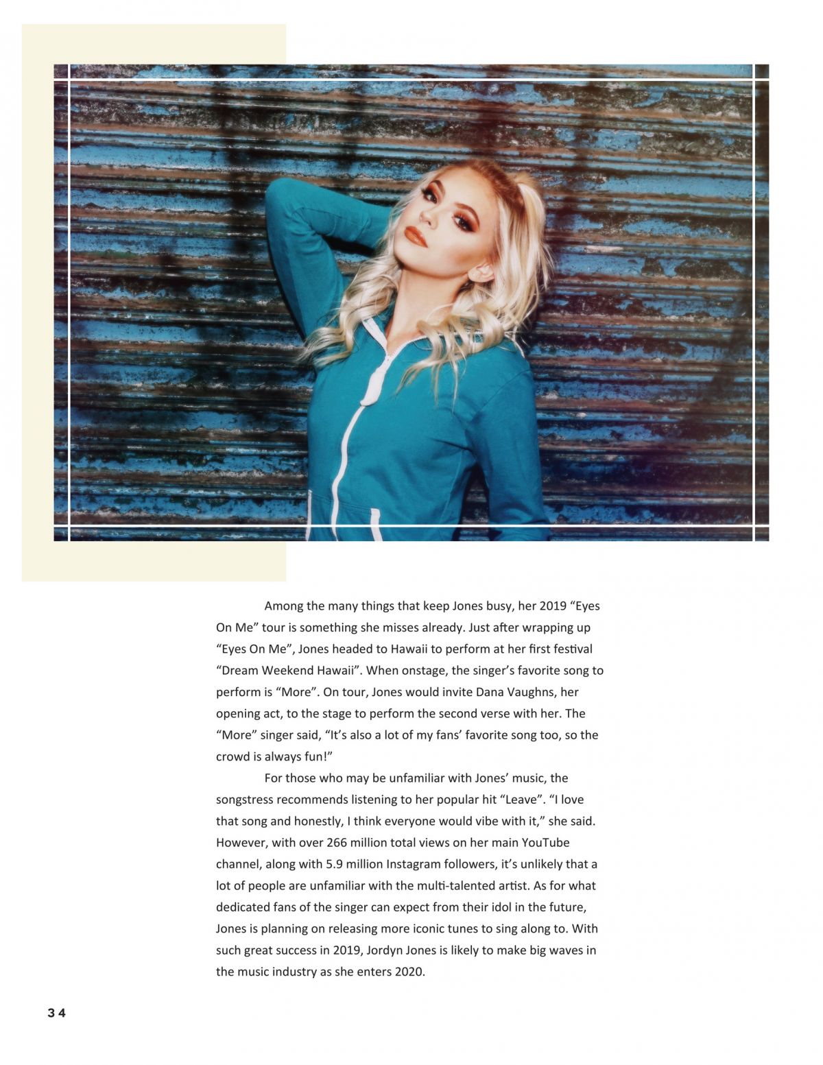 JORDYN JONES for Unclear Magazine, January 2020 – HawtCelebs