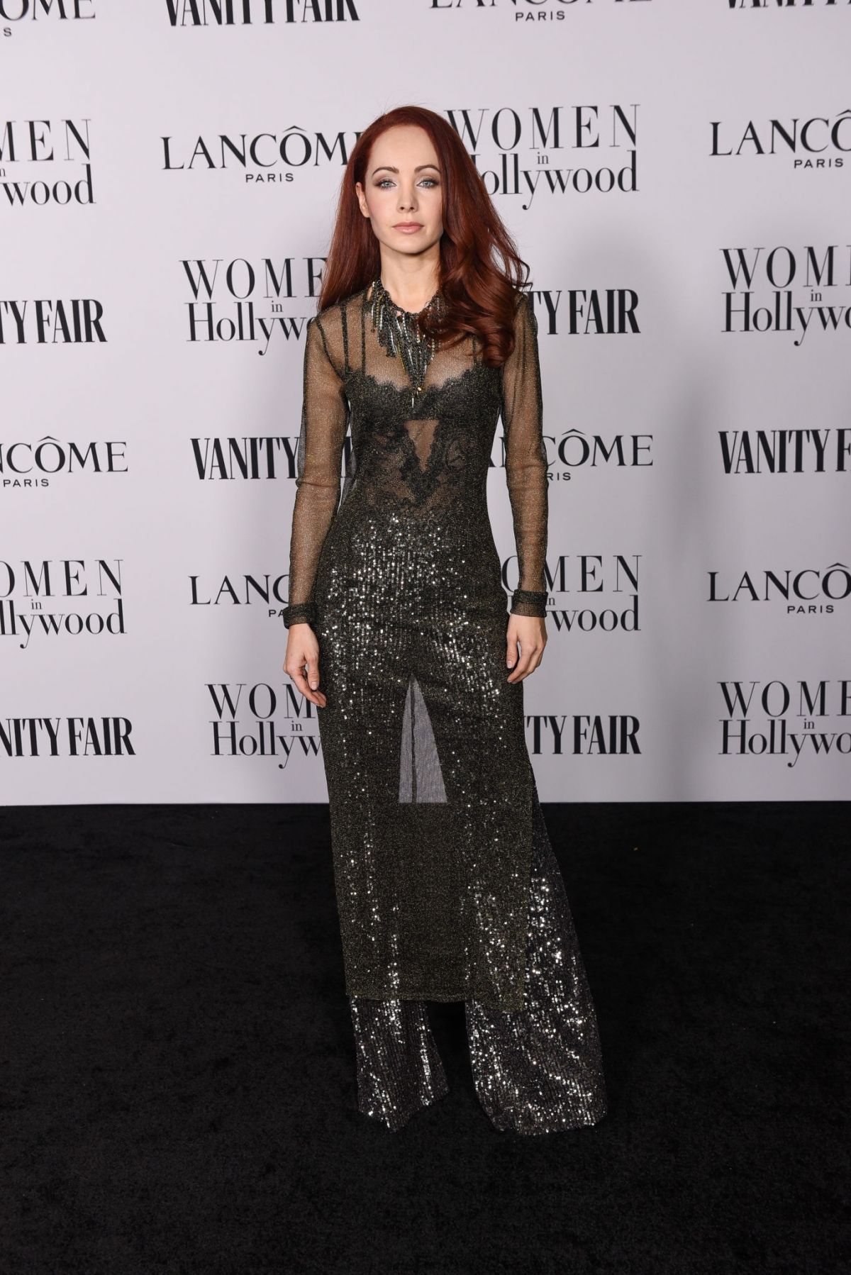KSENIA SOLO at Vanity Fair & Lancome Toast Women in Hollywood in Los ...