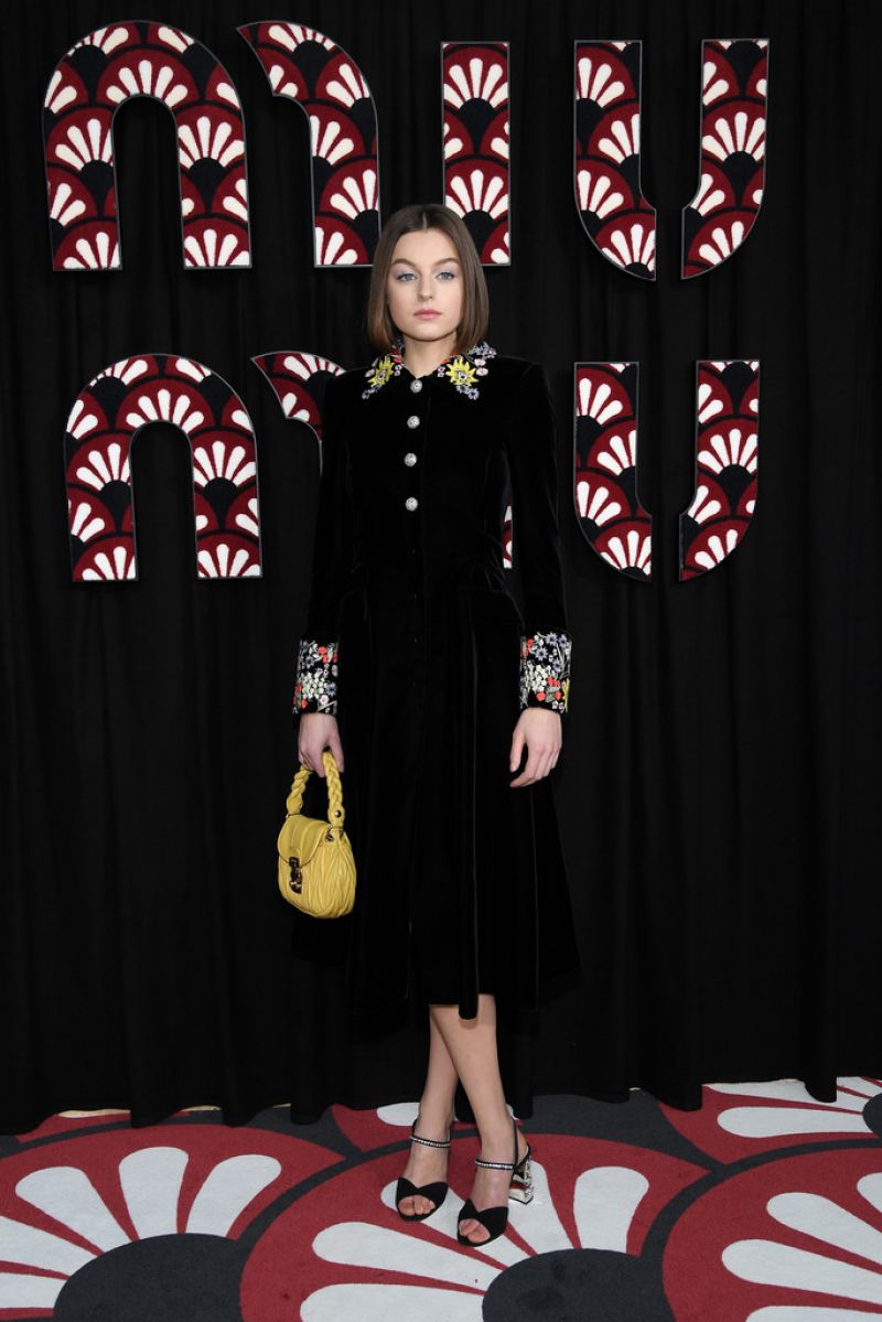 EMMA CORRIN at Miu Miu Fashion Show in Paris 03/03/2020 – HawtCelebs