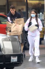 MADISON BEER Wears Surgical Mask Out Shopping in Los Angeles 03/14/2020 ...