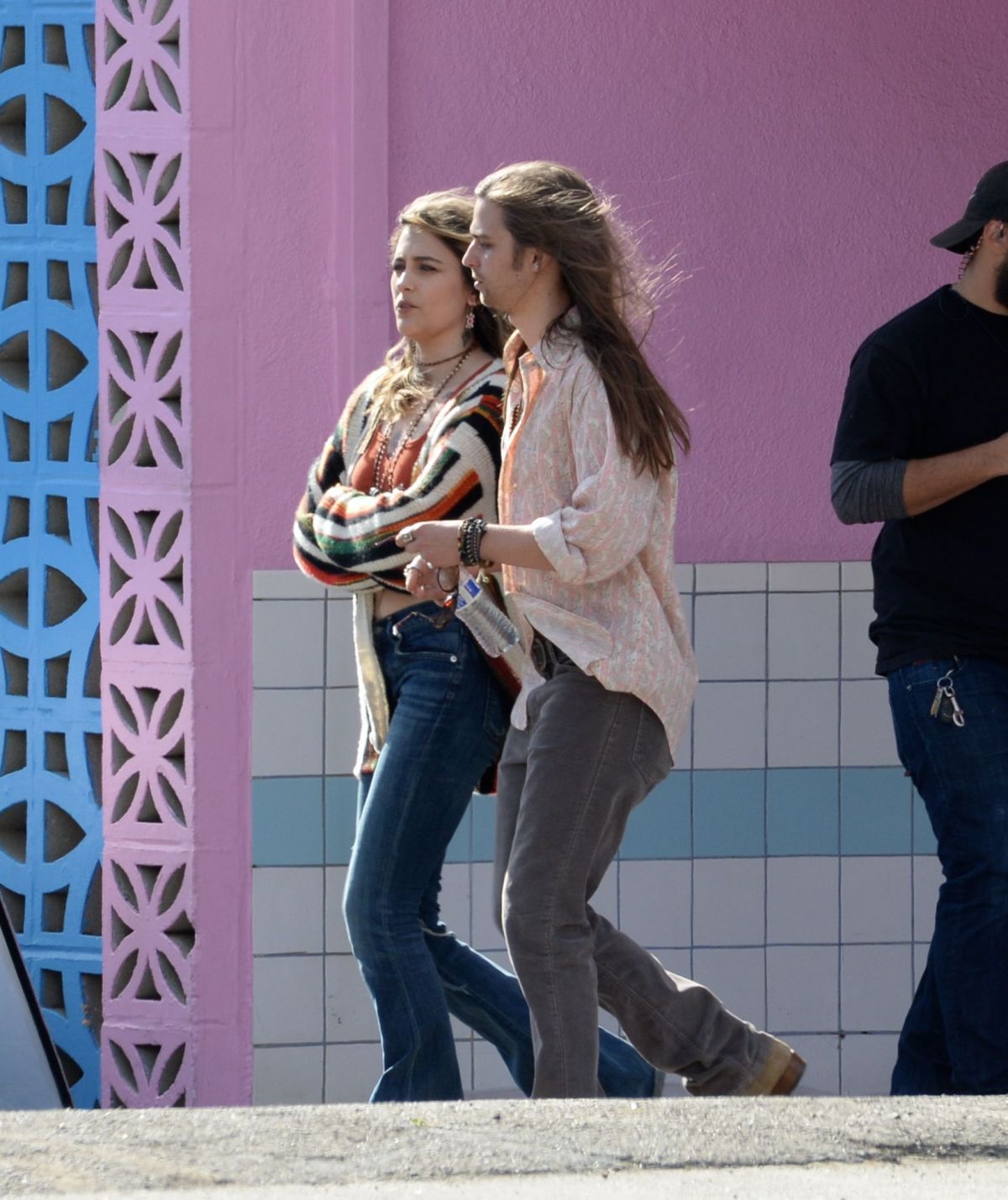 PARIS JACKSON and Gabriel Glenn Filming Their Latest Music Video in Los ...