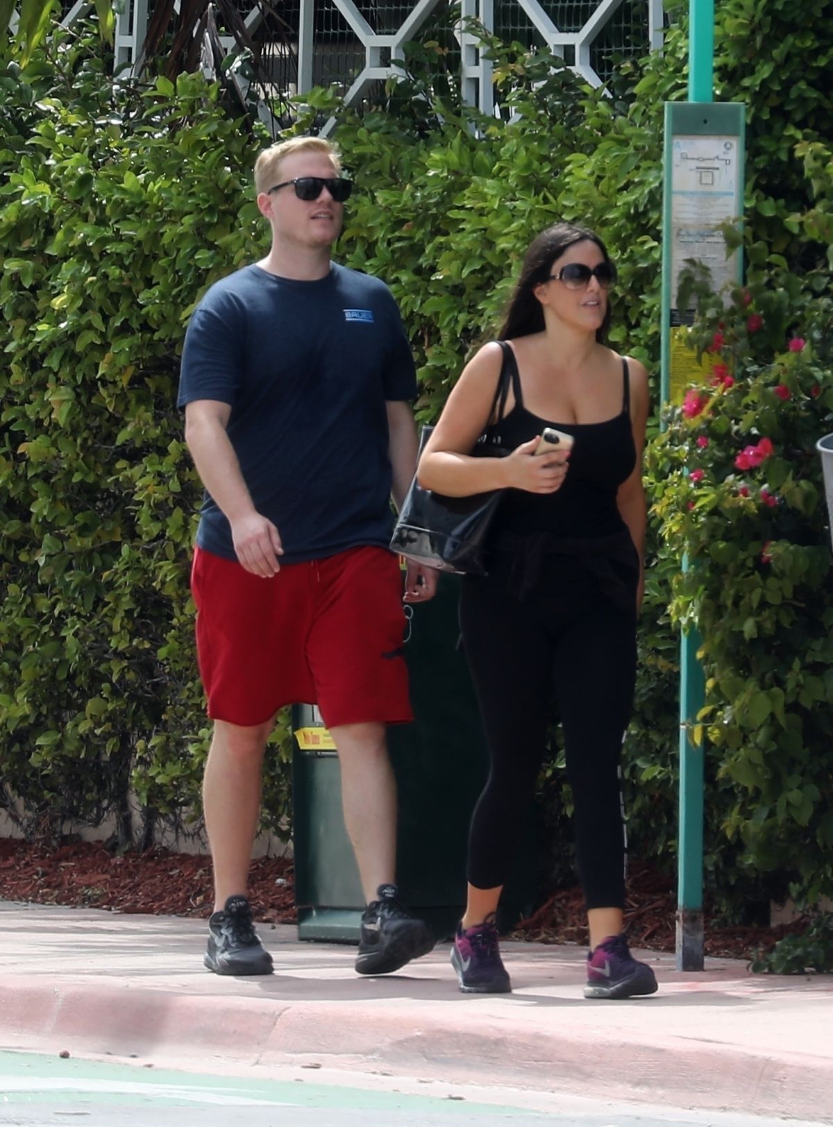 CLAUDIA ROMANI and Chris Johns Out in Miami Beach 05/23/2020 – HawtCelebs