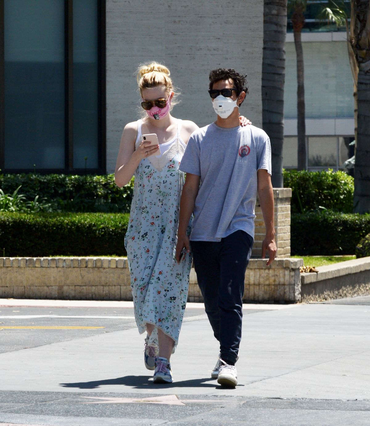 ELLE FANNING and Max Minghella Out in Los Angeles 05/12/2020 – HawtCelebs
