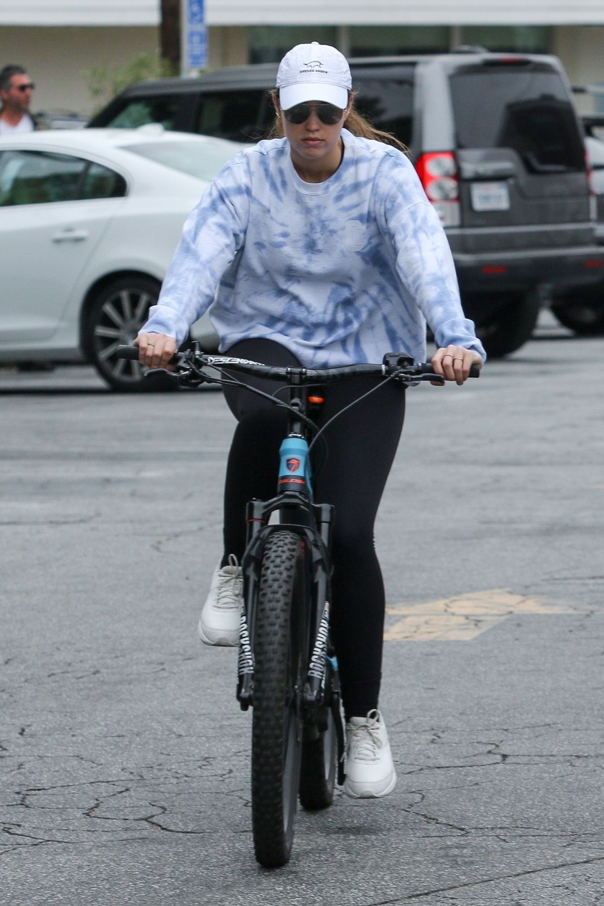 CHRISTINA SCHWARZENEGGER Out Riding a Bike in Brentwood 06/16/2020 ...