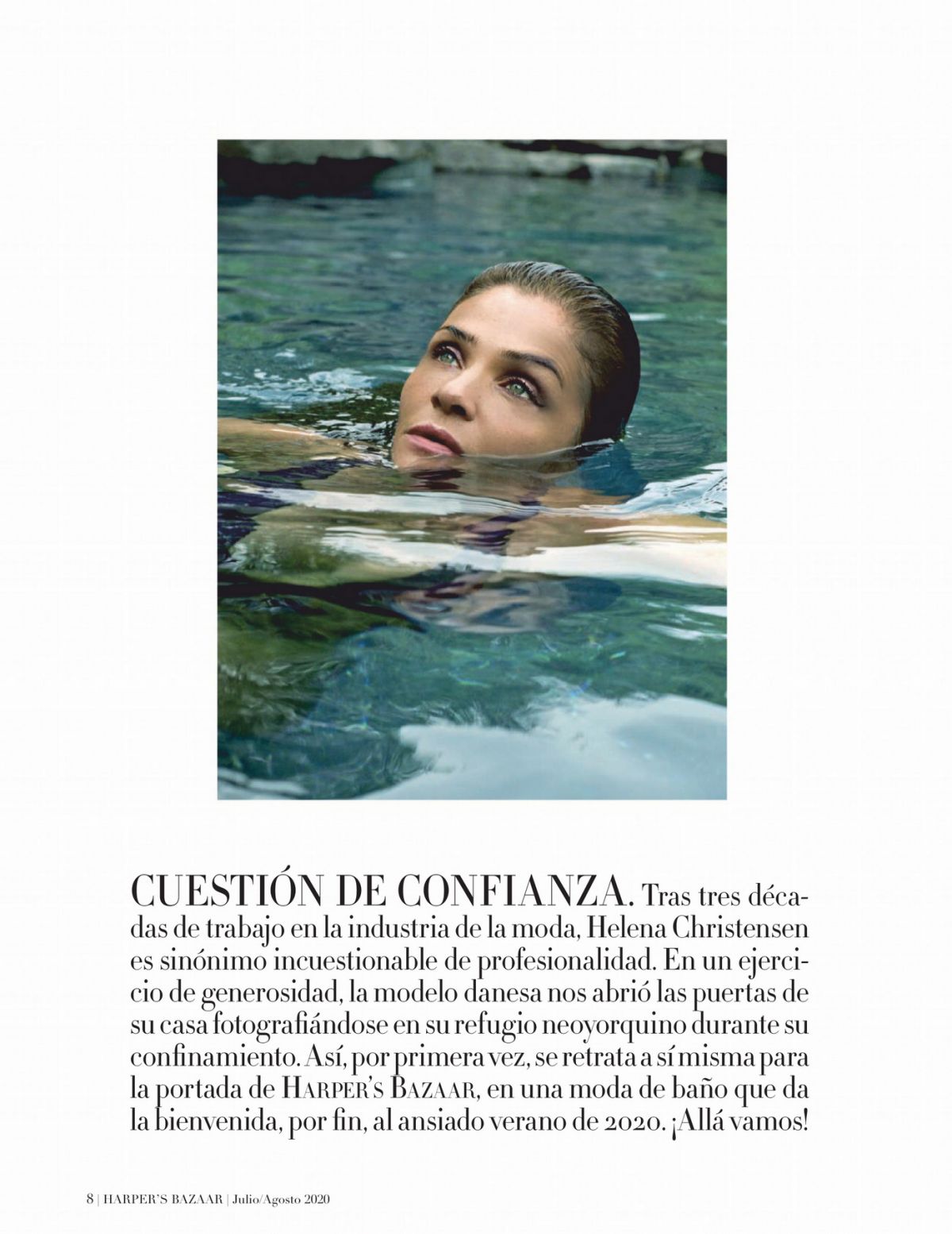 HELENA CHRISTENSEN in Harper’s Bazaar Magazine, Spain July/August 2020 ...