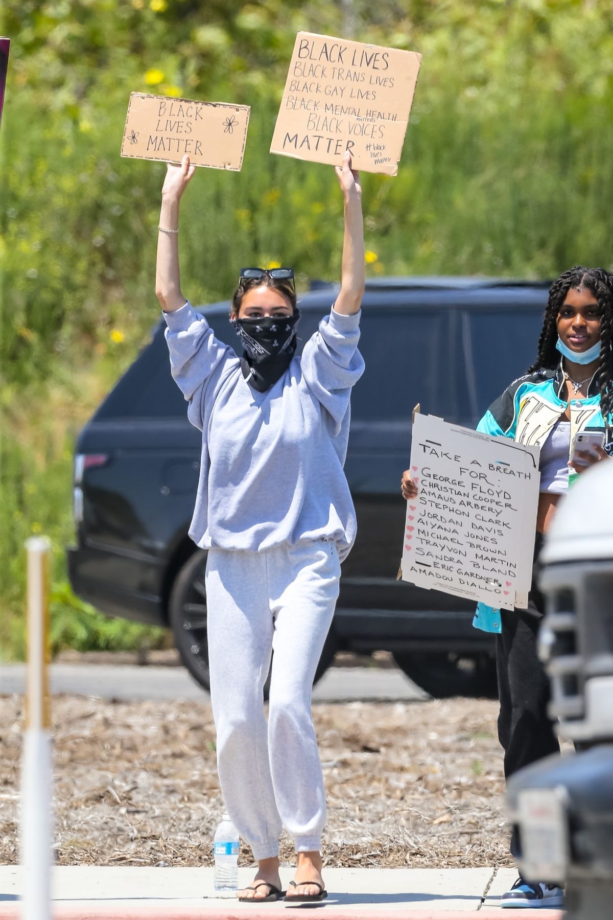 MADISON BEER Out Protesting in Malibu 06/03/2020 – HawtCelebs