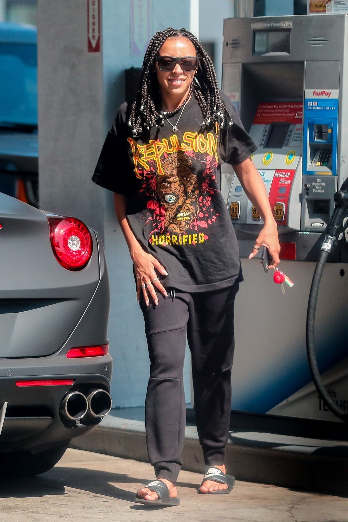 TINASHE Driving Her Ferrari Out in Beverly Hills 06/18/2020 – HawtCelebs