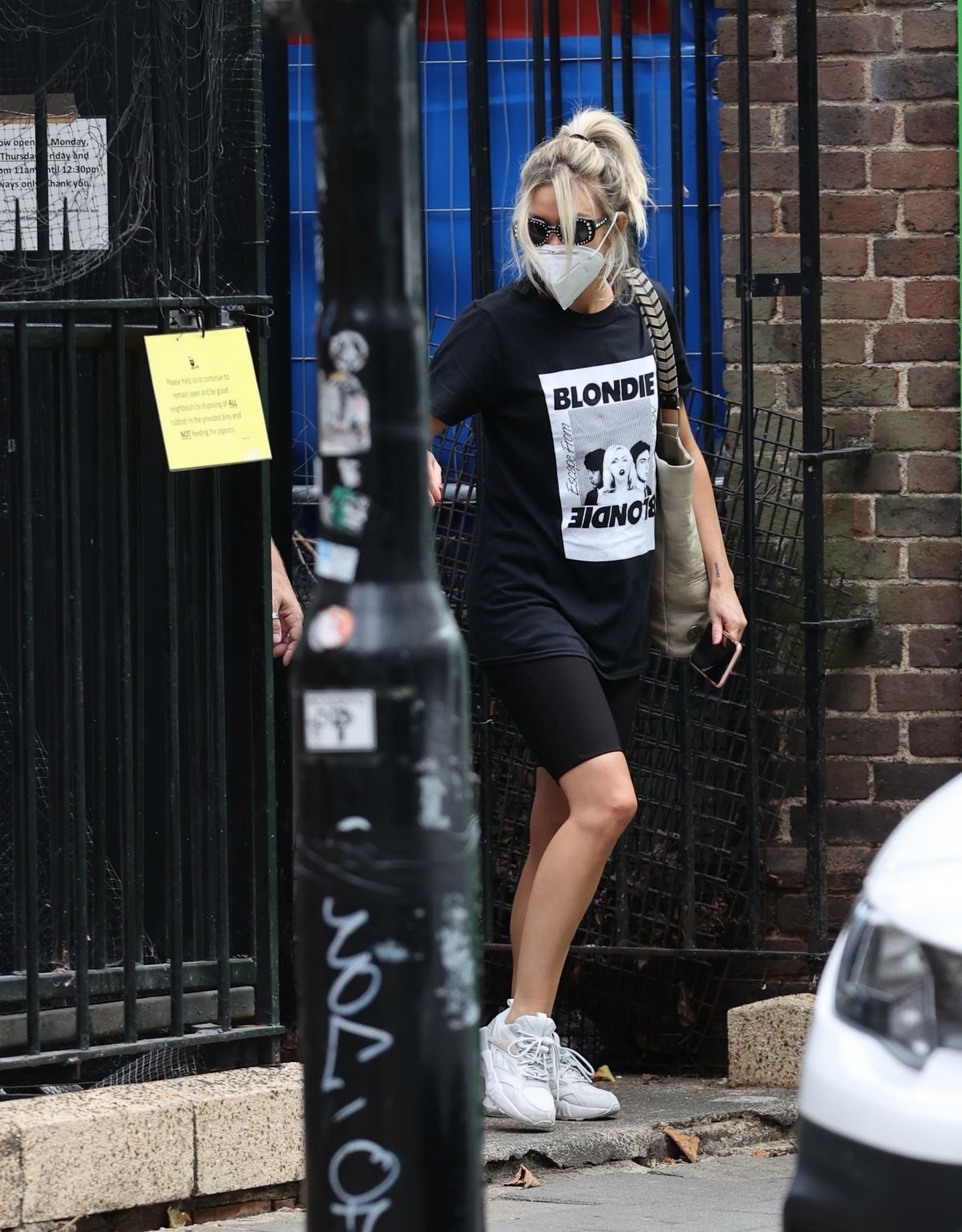 ASHLEY ROBERTS Wearing a Face Mask Out in London 07/24/2020 – HawtCelebs
